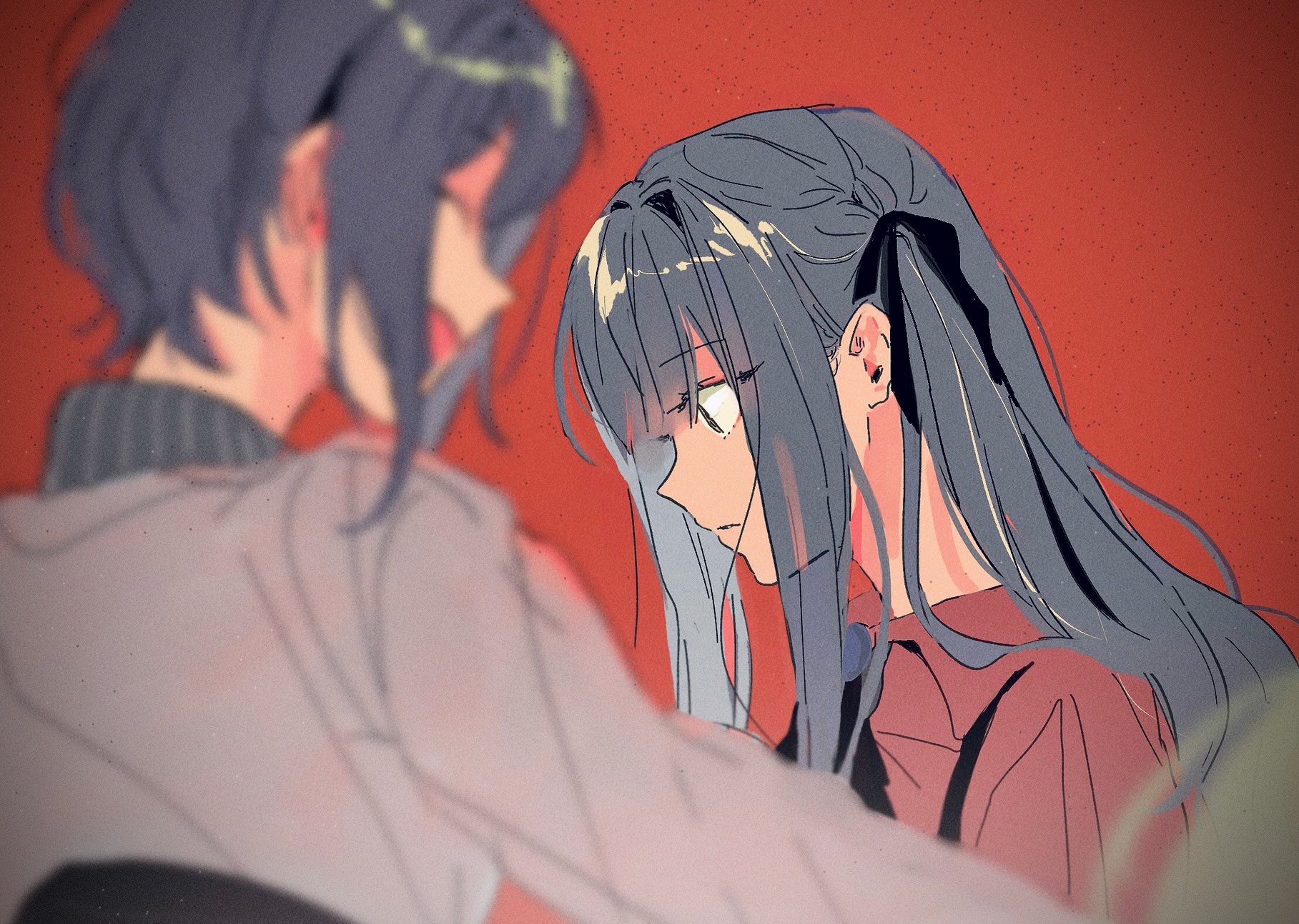 The Big ImageBoard (TBIB) - 2girls ascot bang dream! bang dream! it's mygo!!!!! black ascot blue ...