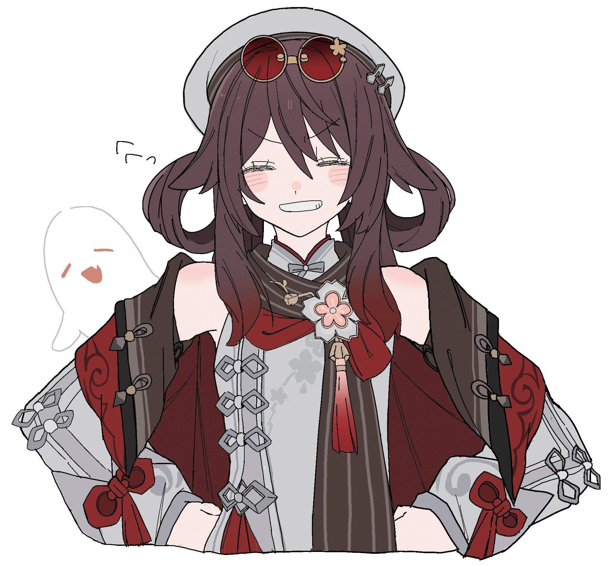 The Big ImageBoard (TBIB) - 1girl ^ ^ bare shoulders beret blush boo ...