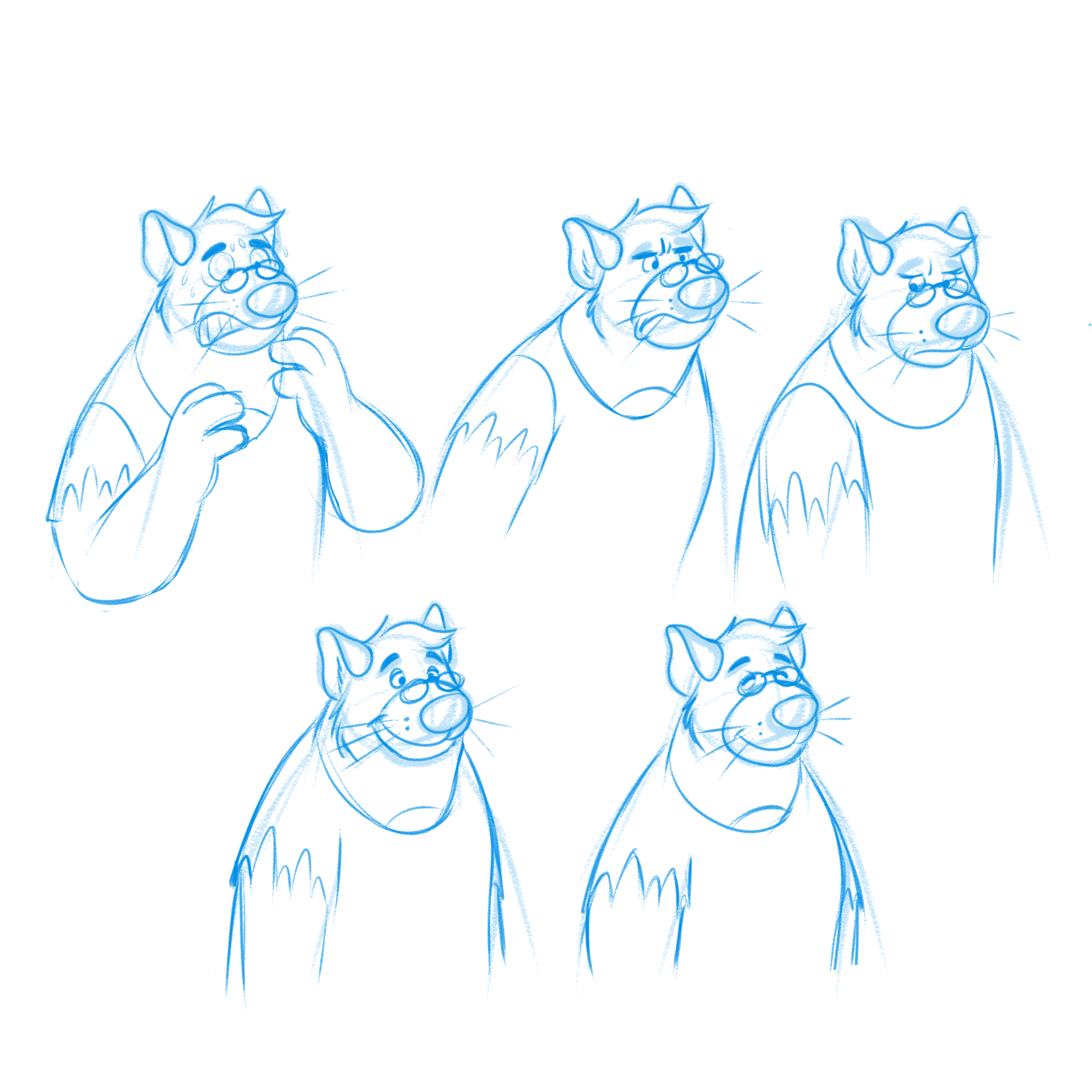 The Big ImageBoard (TBIB) - 1:1 anthro biped blue and white brok the ...