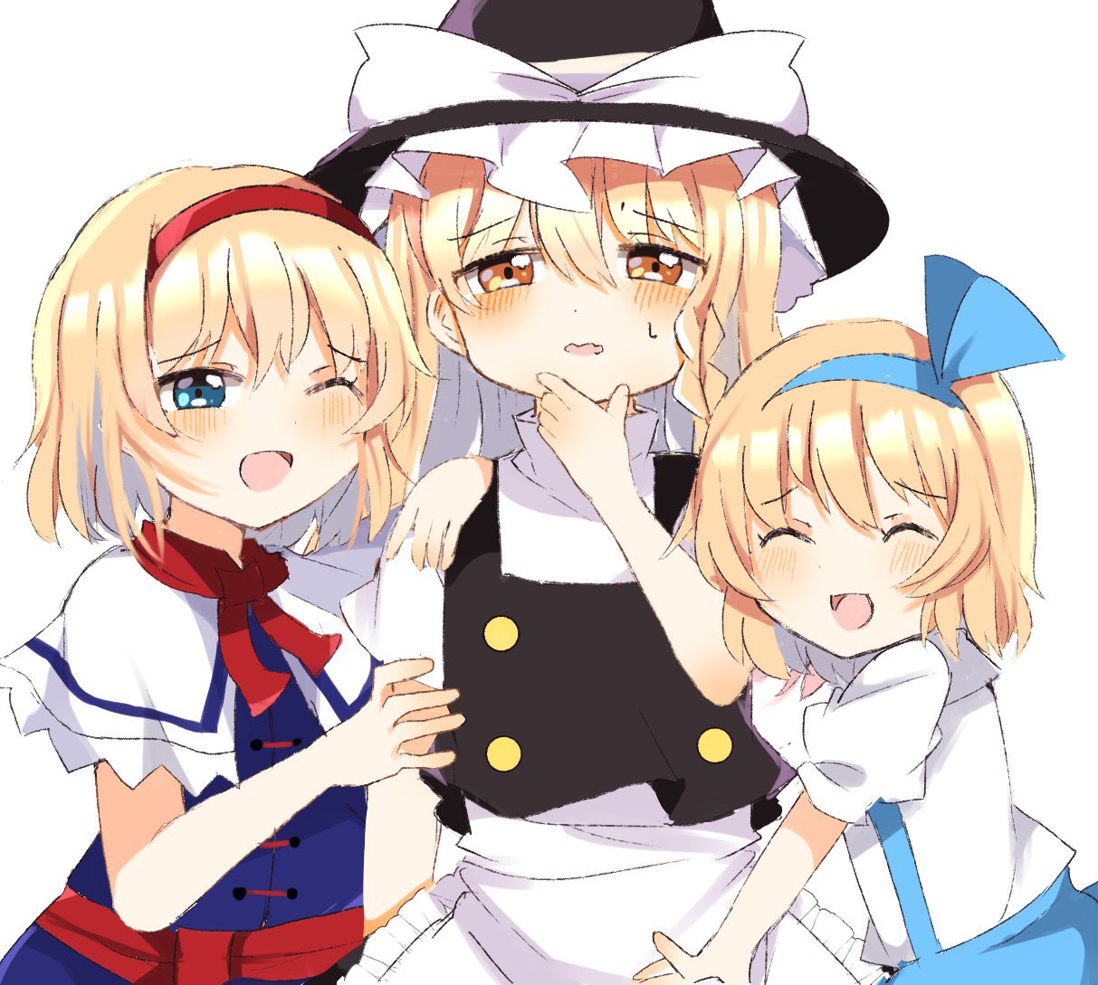 The Big ImageBoard (TBIB) - 3girls ^ ^ alice margatroid alice margatroid (pc-98) black headwear ...