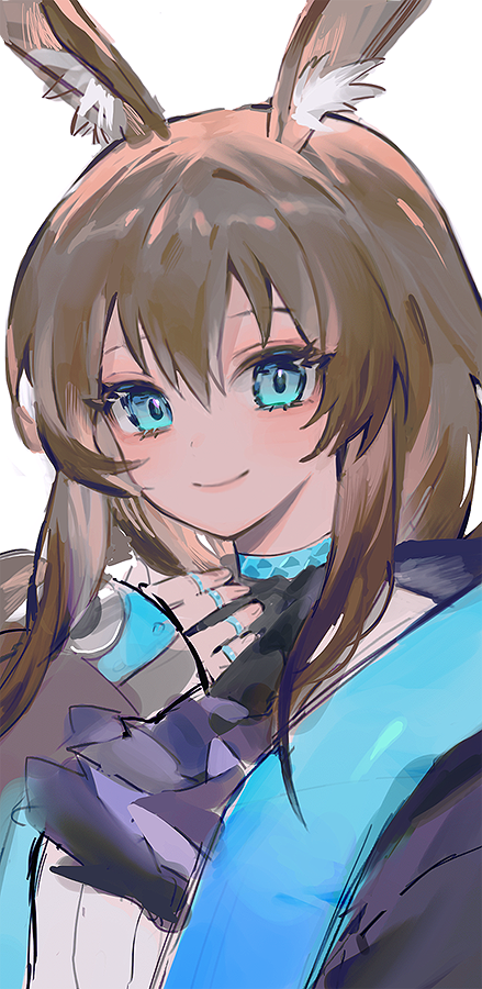 The Big ImageBoard (TBIB) - 1girl amiya (arknights) animal ear fluff animal ears arknights ascot ...