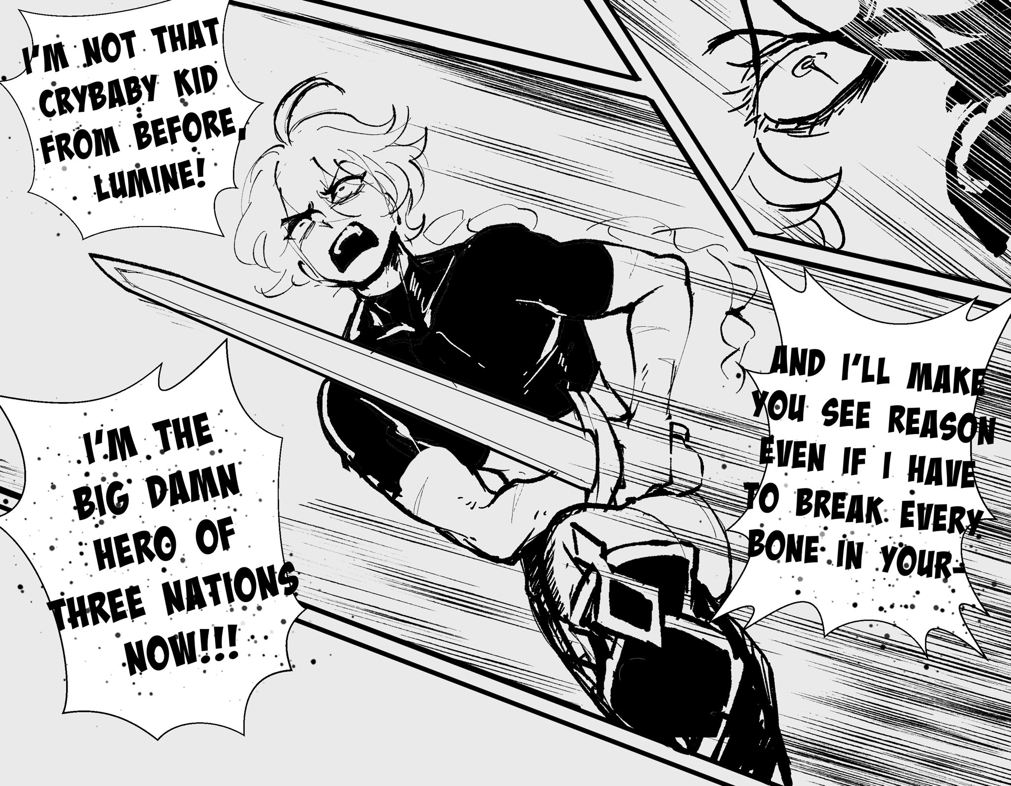 The Big ImageBoard (TBIB) - 1boy aether (genshin impact) ahoge attack ...