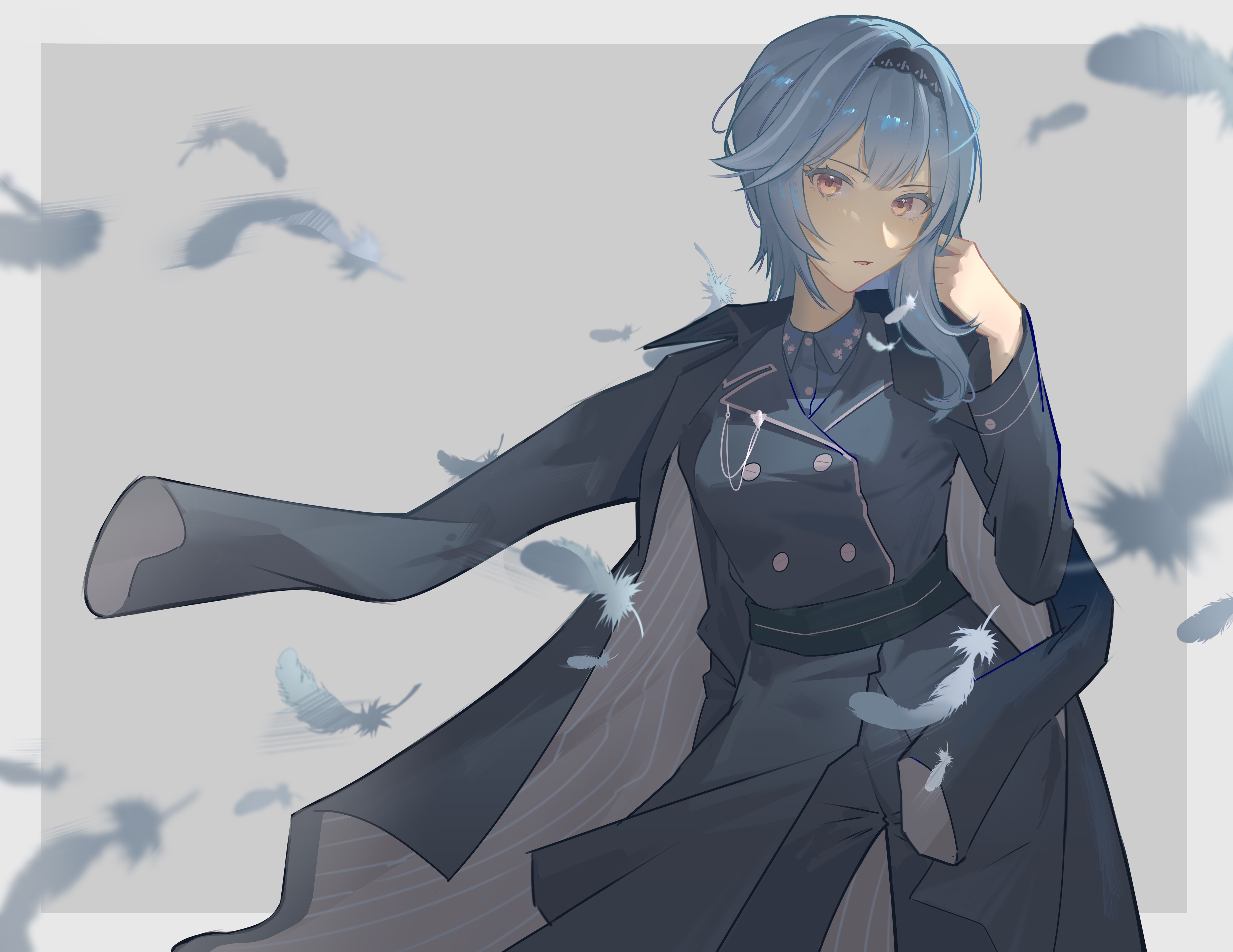 The Big ImageBoard (TBIB) - 1girl absurdres alternate costume black ...