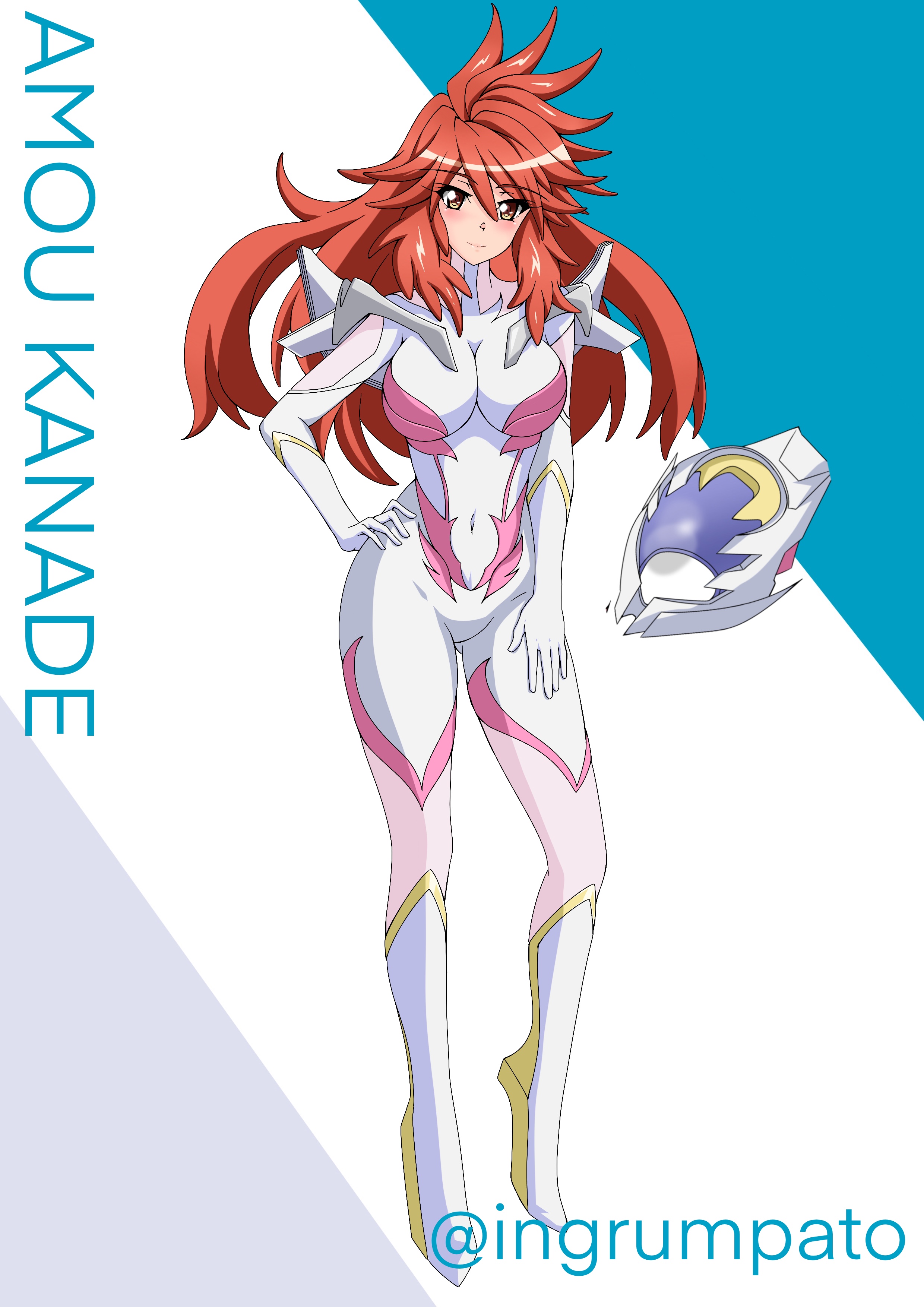 The Big ImageBoard (TBIB) - 1girl absurdres alternate costume amou kanade armor bodysuit breasts ...