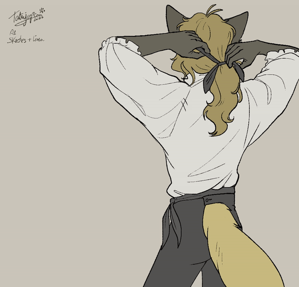 The Big Imageboard Tbib Animated Anthro Blonde Hair Blue Eyes Canid