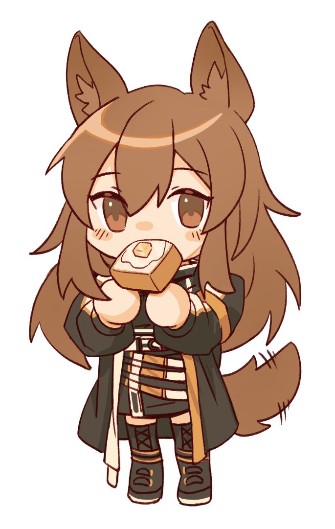 The Big ImageBoard (TBIB) - 1girl animal ears arknights black dress ...