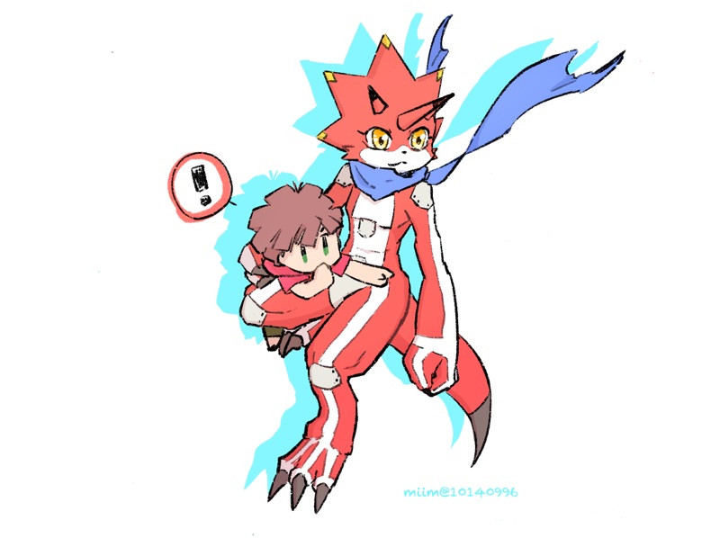 The Big ImageBoard (TBIB) - anthro bandai namco betelgammamon brown hair claws digimon digimon ...