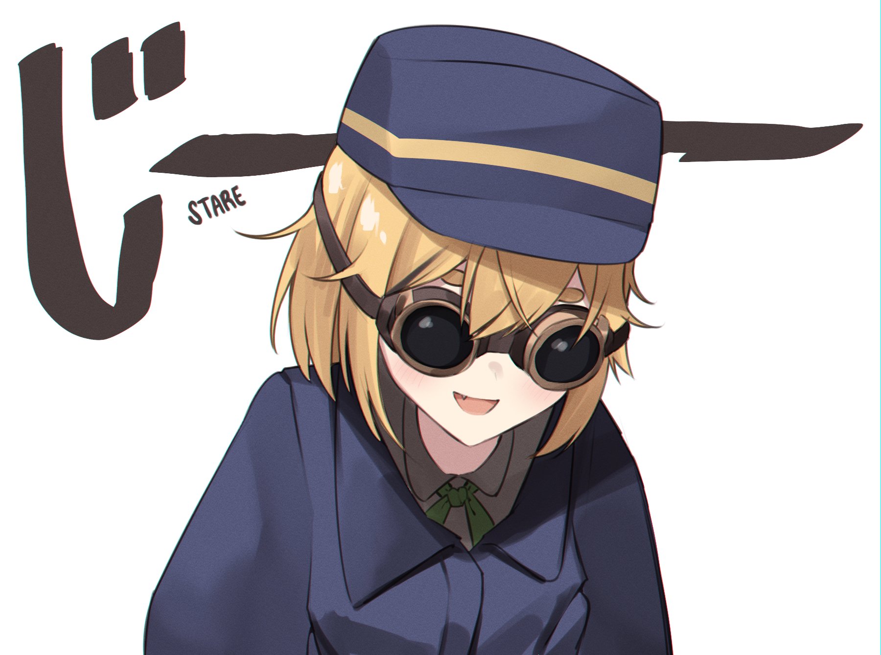 The Big ImageBoard (TBIB) - 1girl black hair blonde hair coat dooby ...