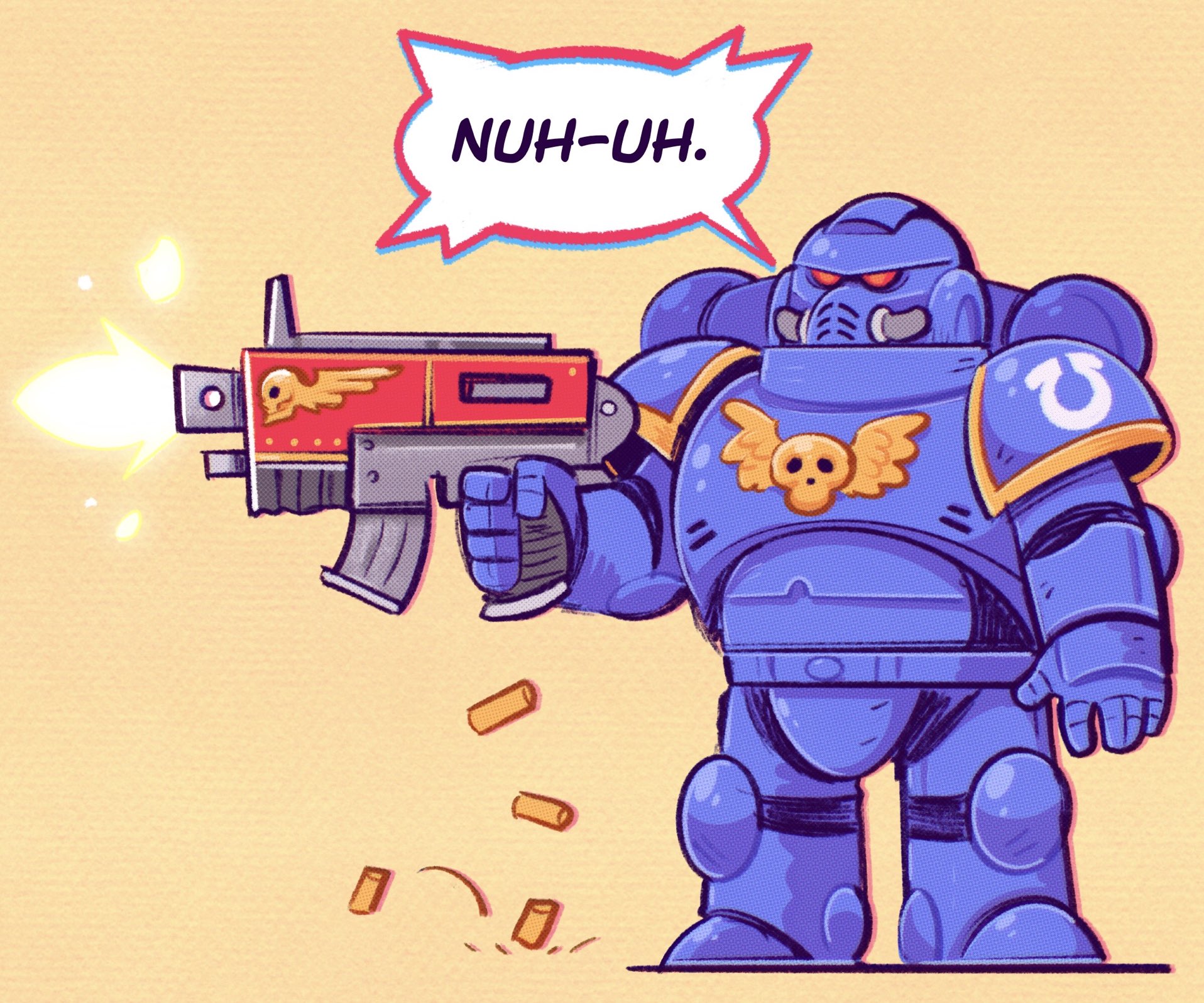 The Big ImageBoard (TBIB) - 1boy adeptus astartes armor blue armor ...