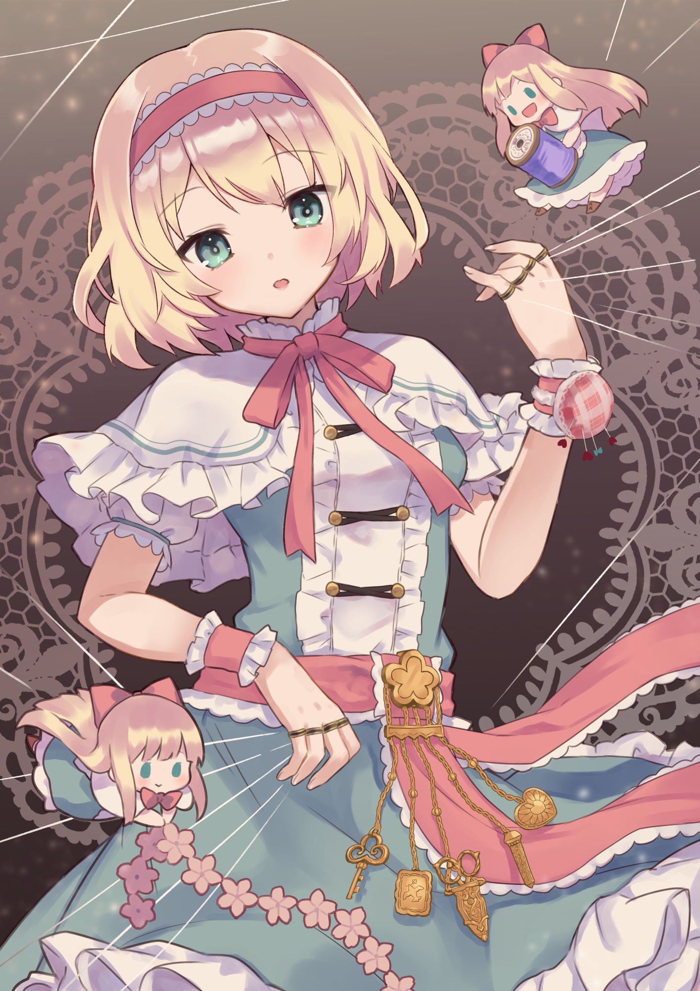 The Big ImageBoard (TBIB) - 1girl ahase hino alice margatroid apron bangs blonde hair bow ...