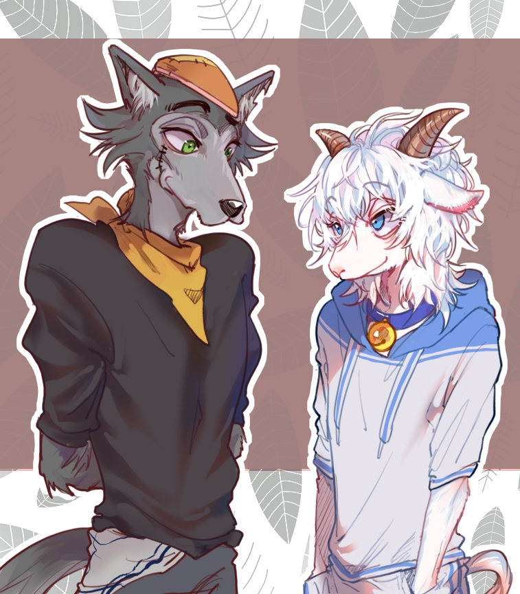 The Big ImageBoard (TBIB) - 2boys arms behind back beastars bell blue ...
