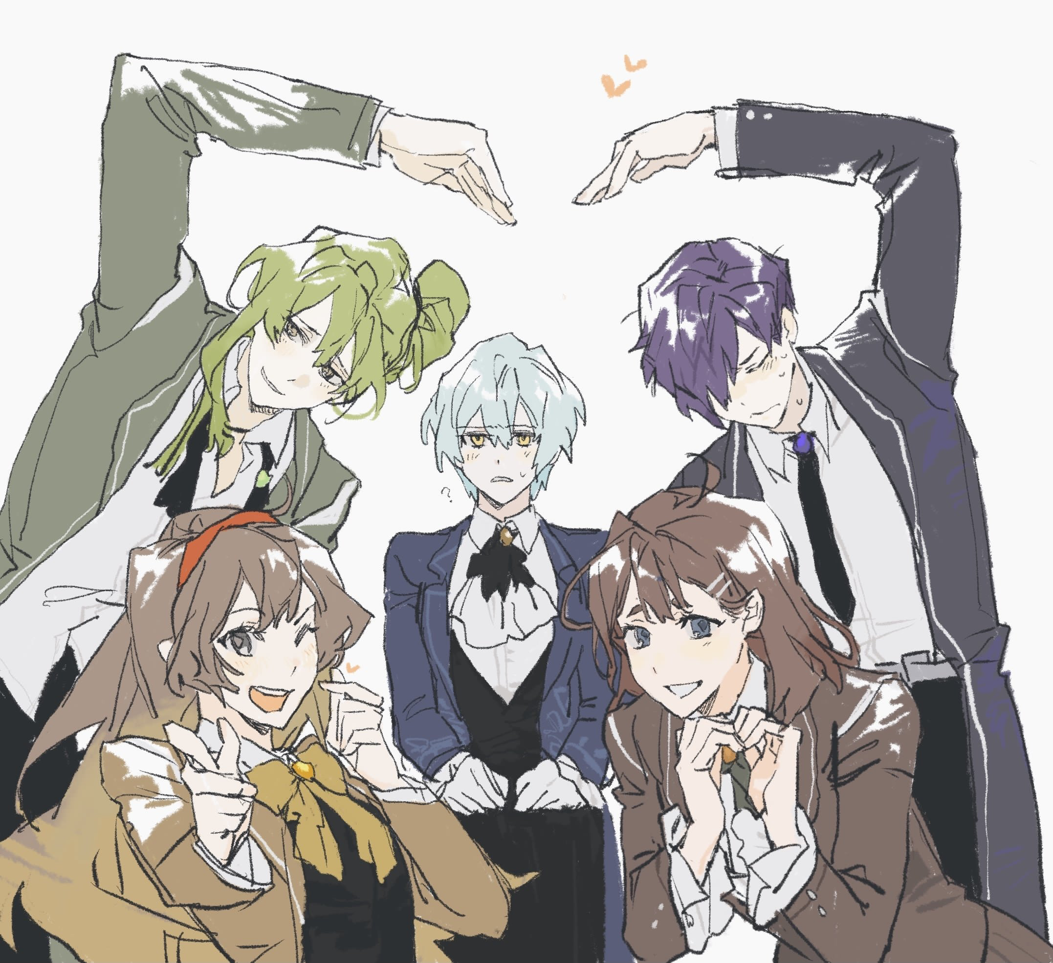 The Big ImageBoard (TBIB) - 2boys 3girls ahoge angela (project moon ...