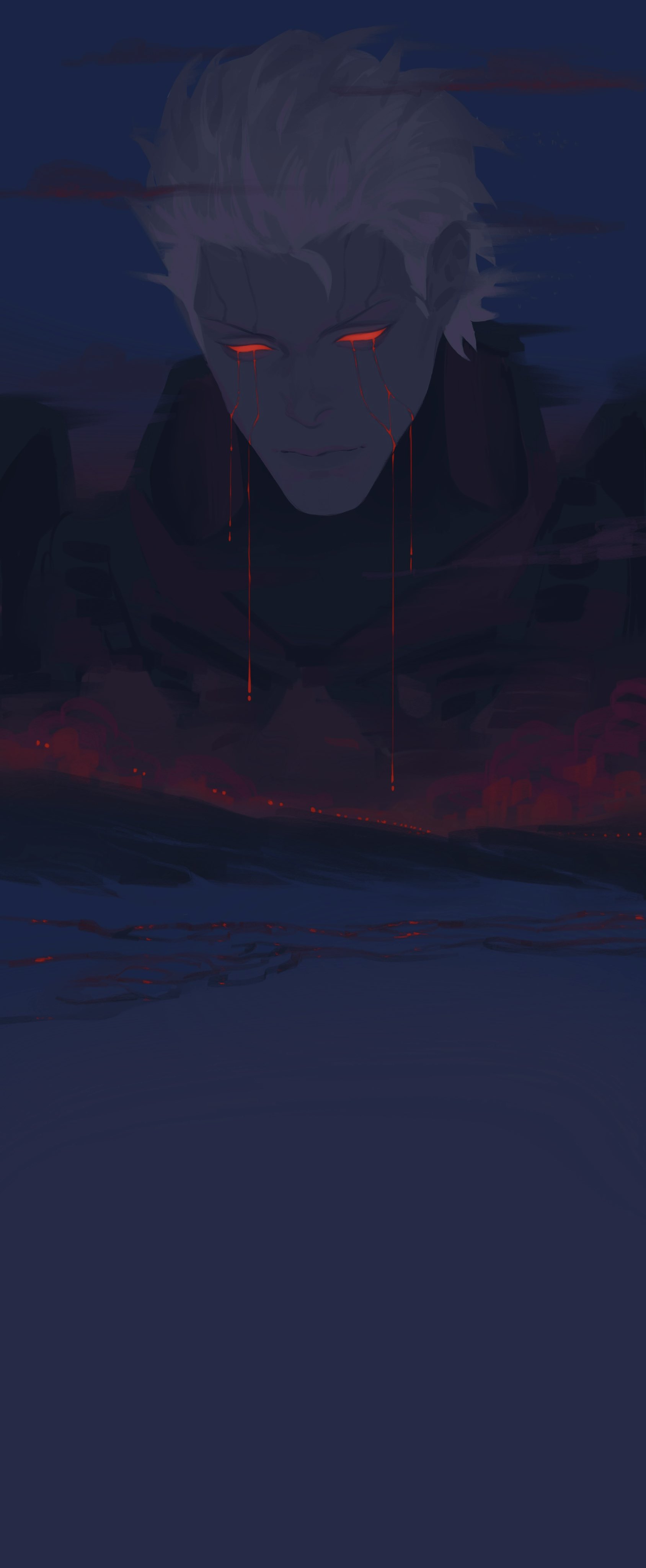 The Big ImageBoard (TBIB) - 1boy absurdres armor black armor blood ...