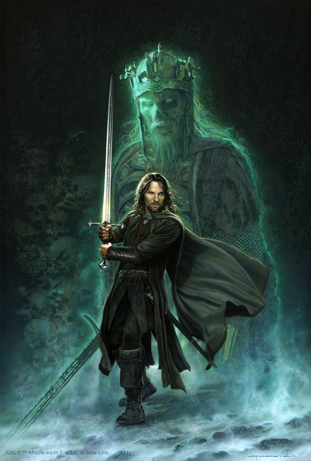 The Big ImageBoard (TBIB) - 1boy 1other aragorn artist name beard belt ...