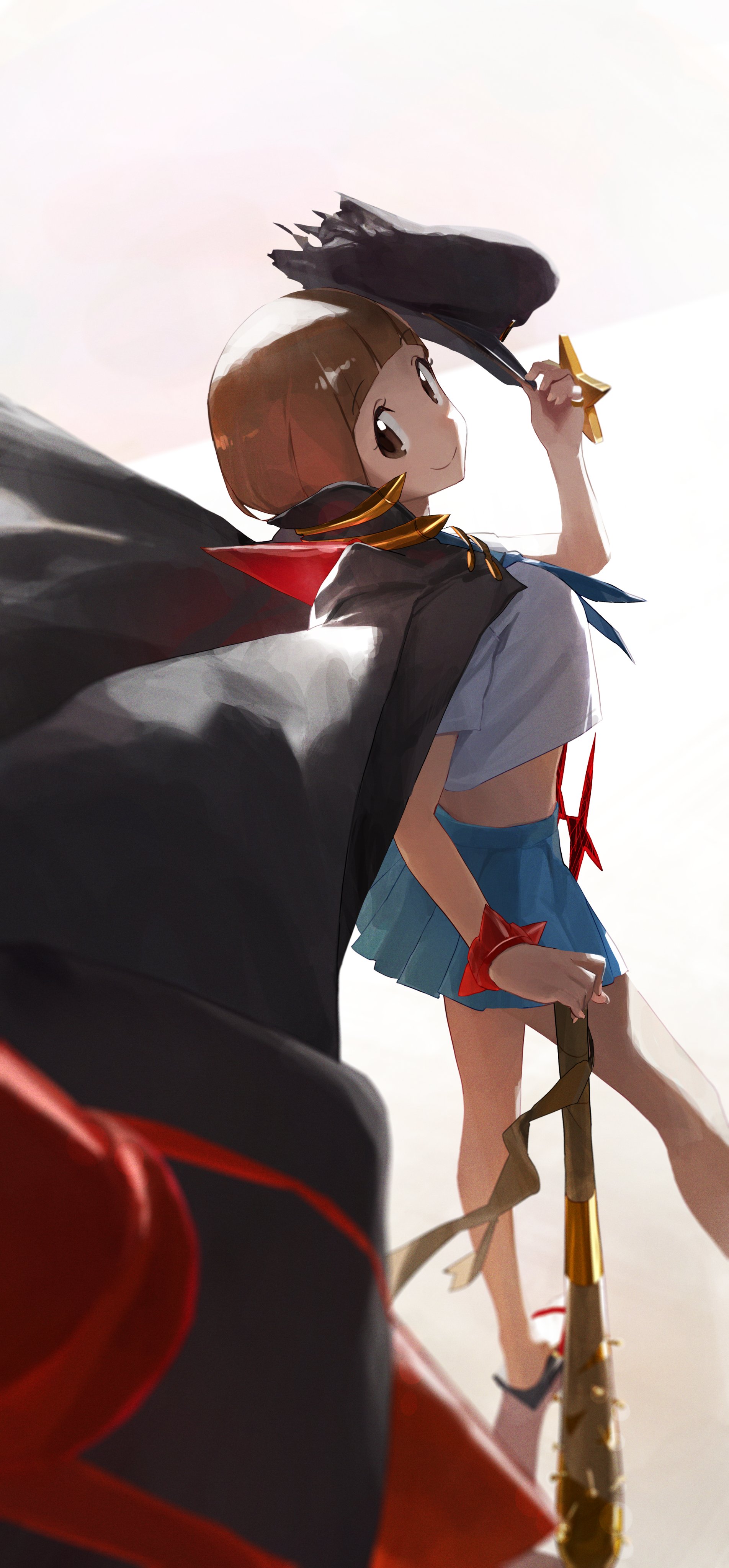 The Big ImageBoard (TBIB) - 1girl absurdres aqua skirt banchou bangs ...