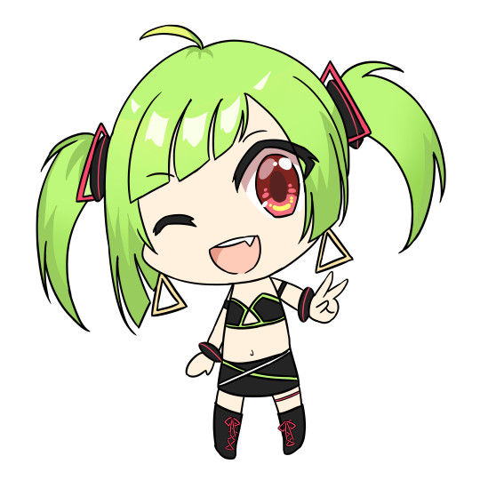 The Big ImageBoard (TBIB) - 1girl ahoge bangs chibi chiem delutaya ...