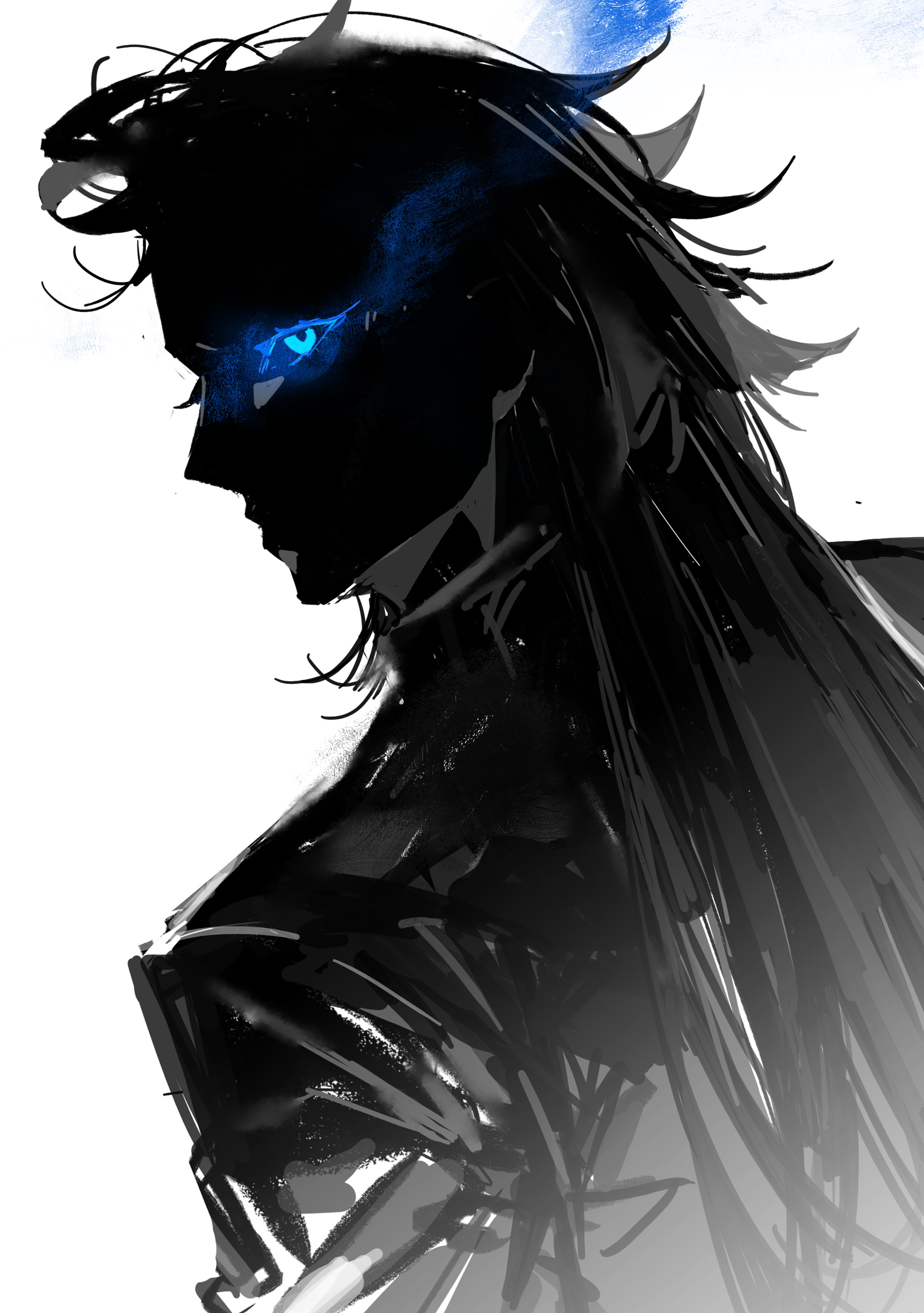 The Big ImageBoard (TBIB) - 1boy absurdres anchealcjiea bangs pinned ...