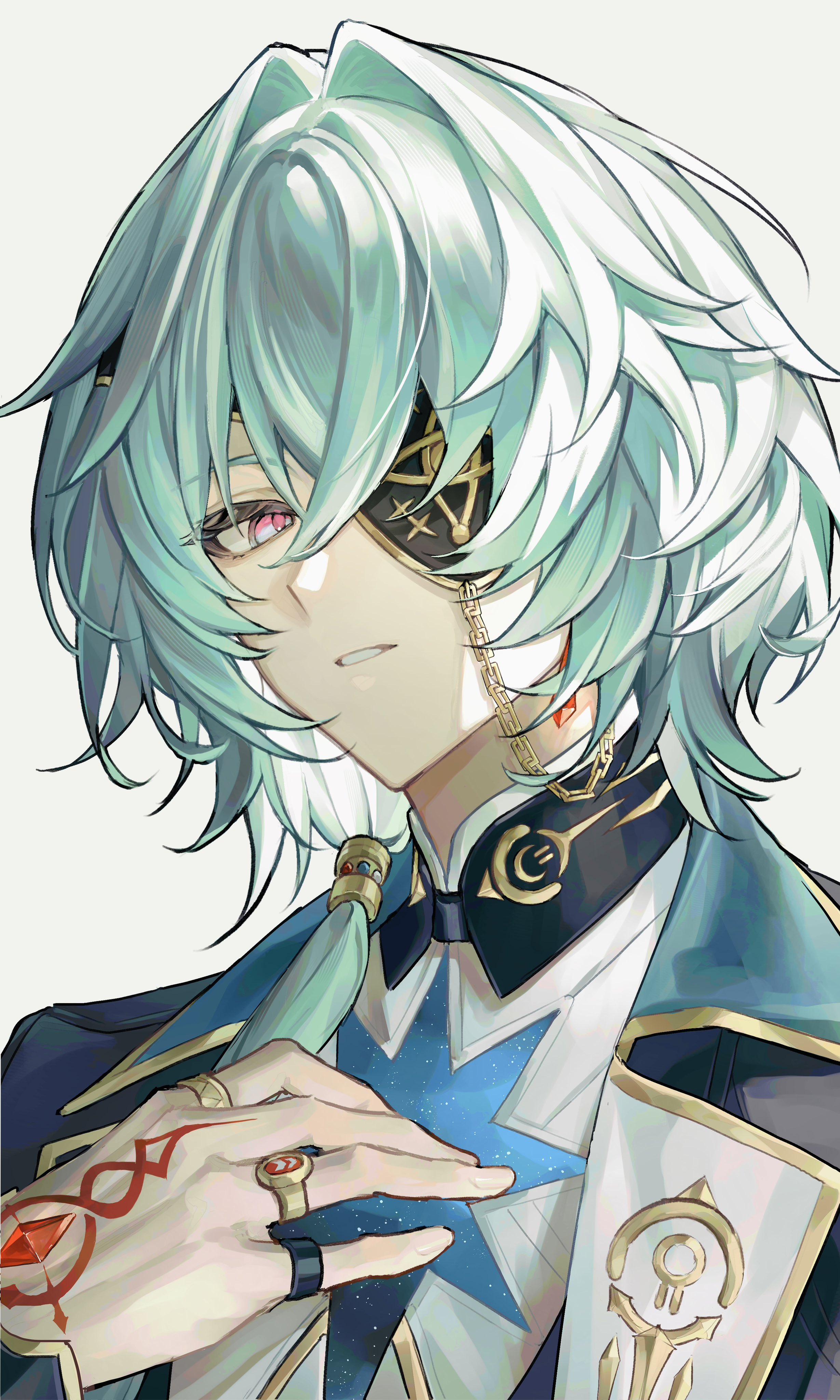 The Big ImageBoard (TBIB) - 1boy absurdres anaxa (honkai: star rail) collared jacket collared ...