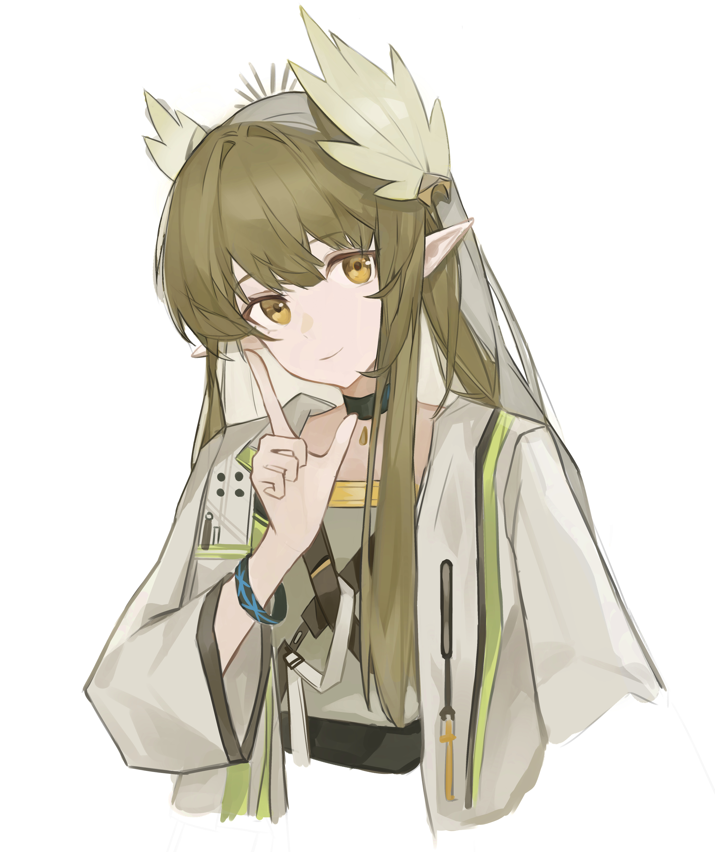 The Big ImageBoard (TBIB) - 1girl absurdres arknights bad anatomy bad hands black collar ...