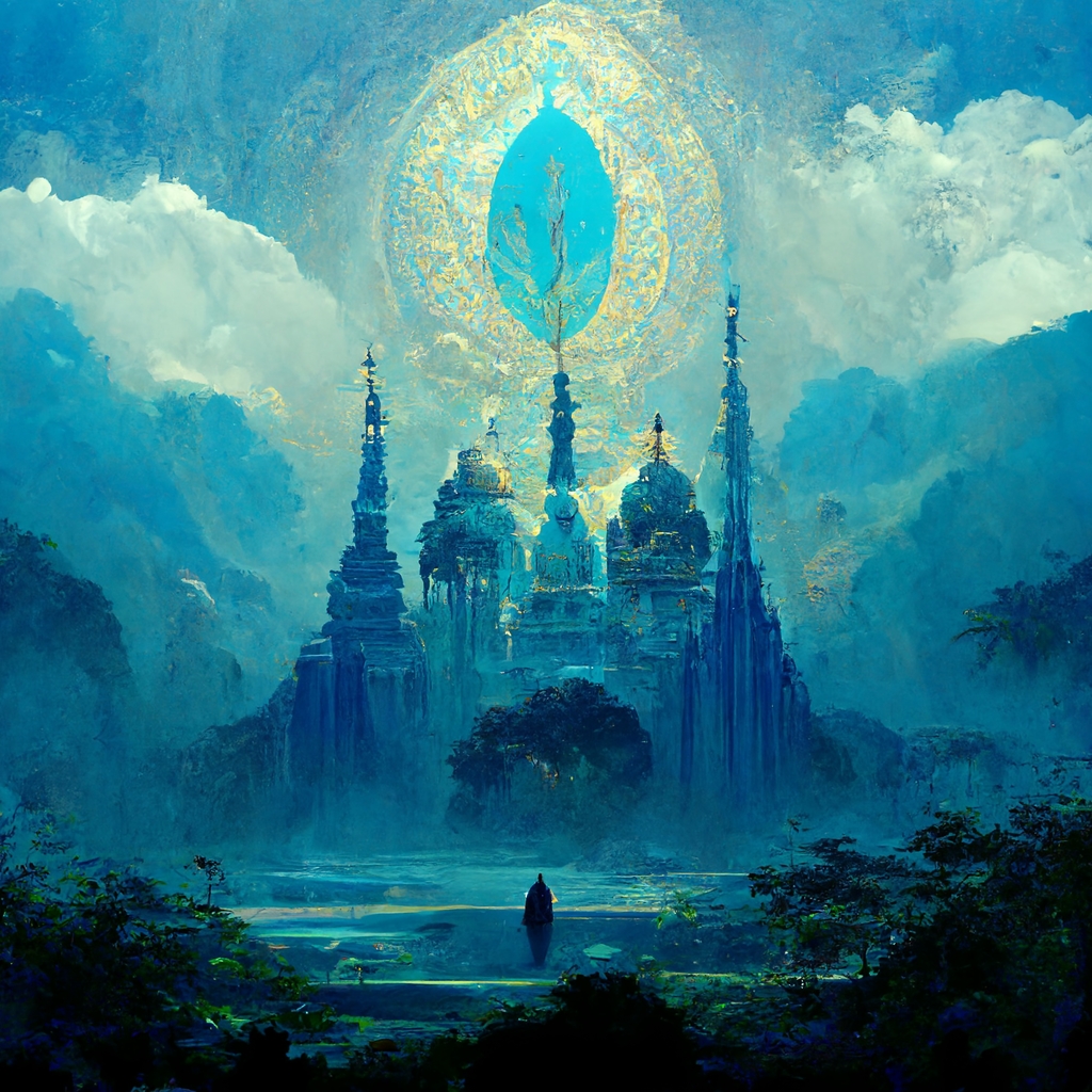 The Big ImageBoard (TBIB) - ai-generated ariyasiki blue theme cloud commentary request day ...