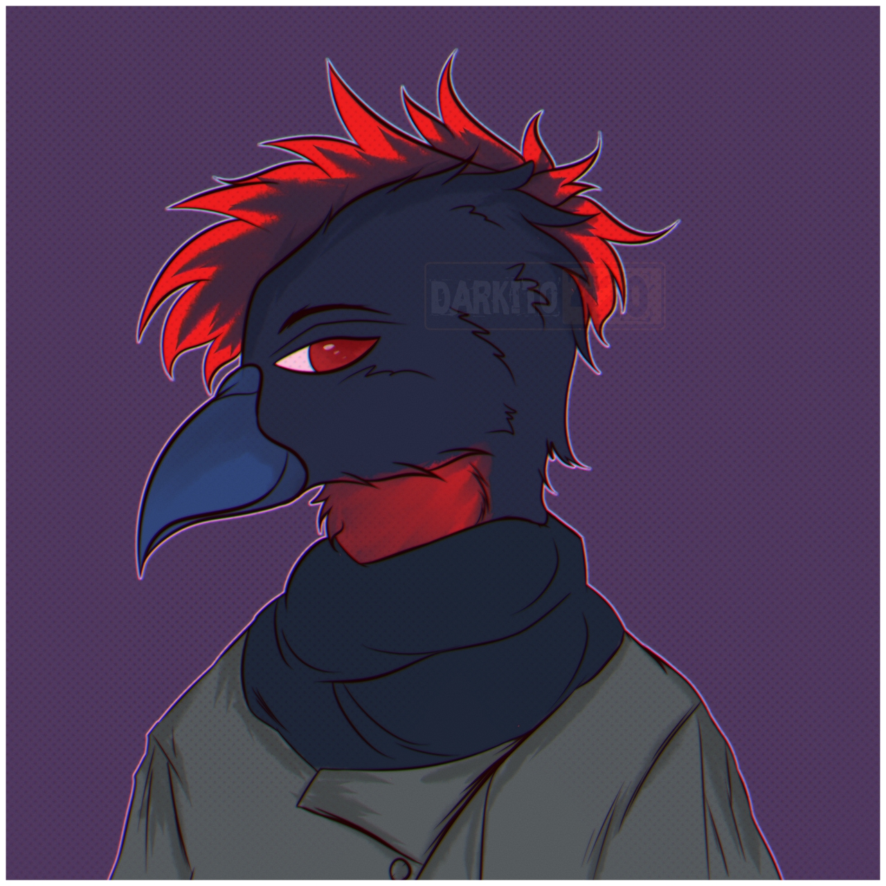 The Big ImageBoard (TBIB) - 1:1 anthro avian bird corvid corvus (genus ...