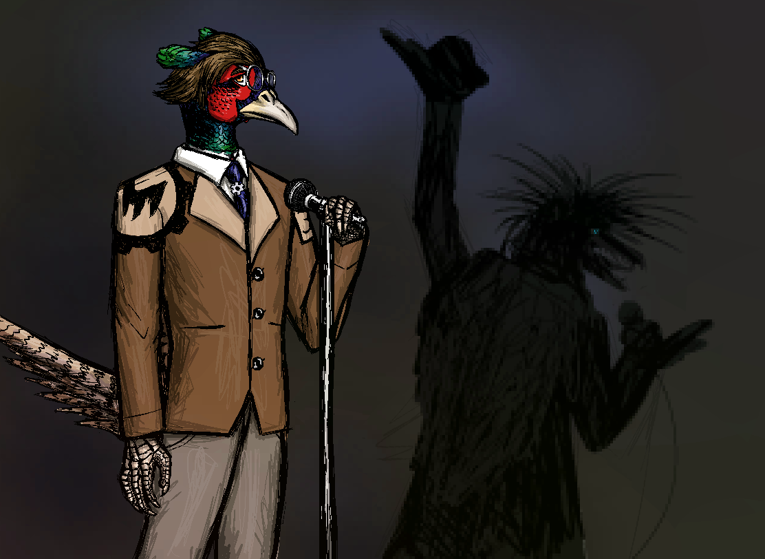 The Big ImageBoard (TBIB) - amber eyes anthro avian avian caruncle beak ...