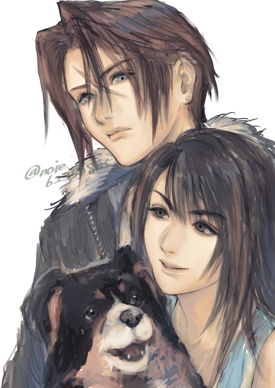 The Big ImageBoard (TBIB) - 1boy 1girl 1other angelo (ff8) black hair ...