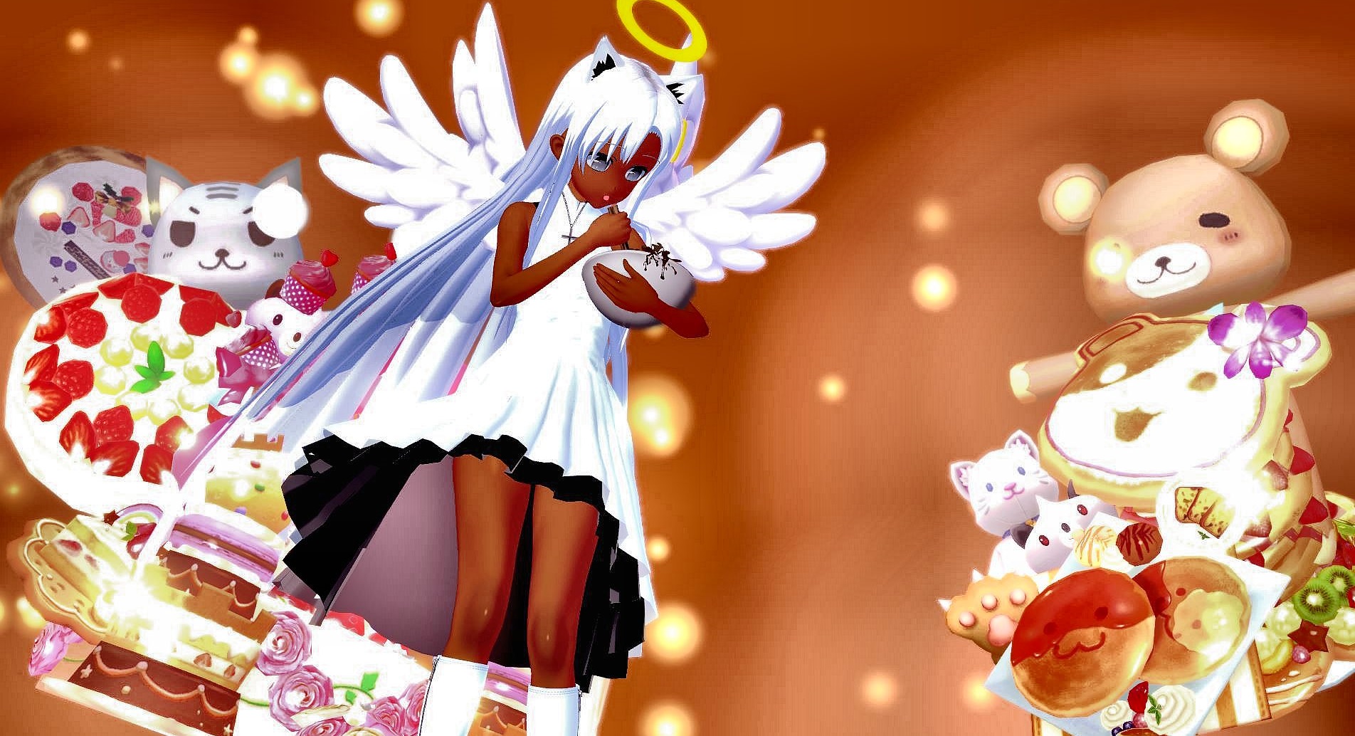 The Big ImageBoard (TBIB) - 3d angel wings animal ears anubriel lunabrie shadowlight boots cake ...