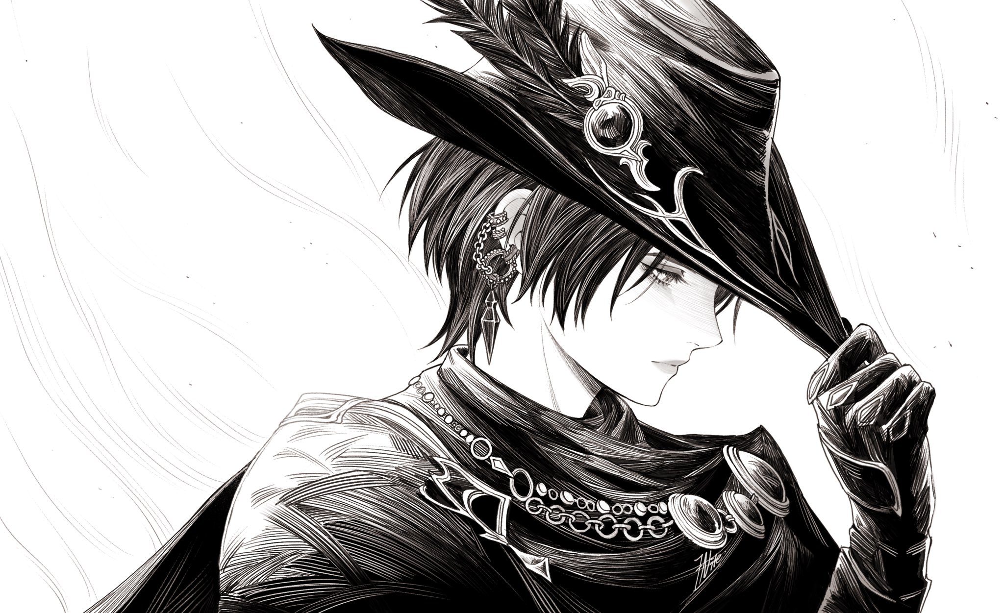 The Big ImageBoard (TBIB) - 1girl 7nite black cape black gloves black ...
