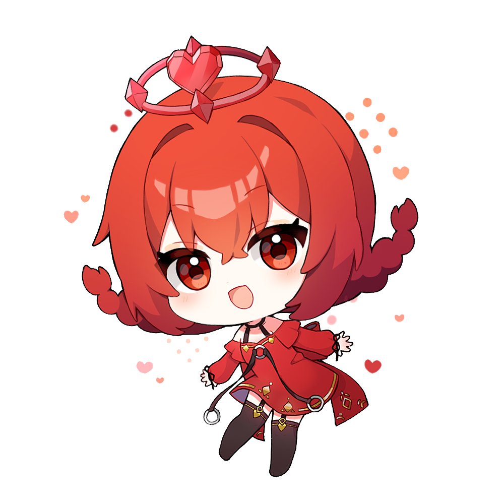 The Big ImageBoard (TBIB) - 1girl black thighhighs blush braid chibi ...