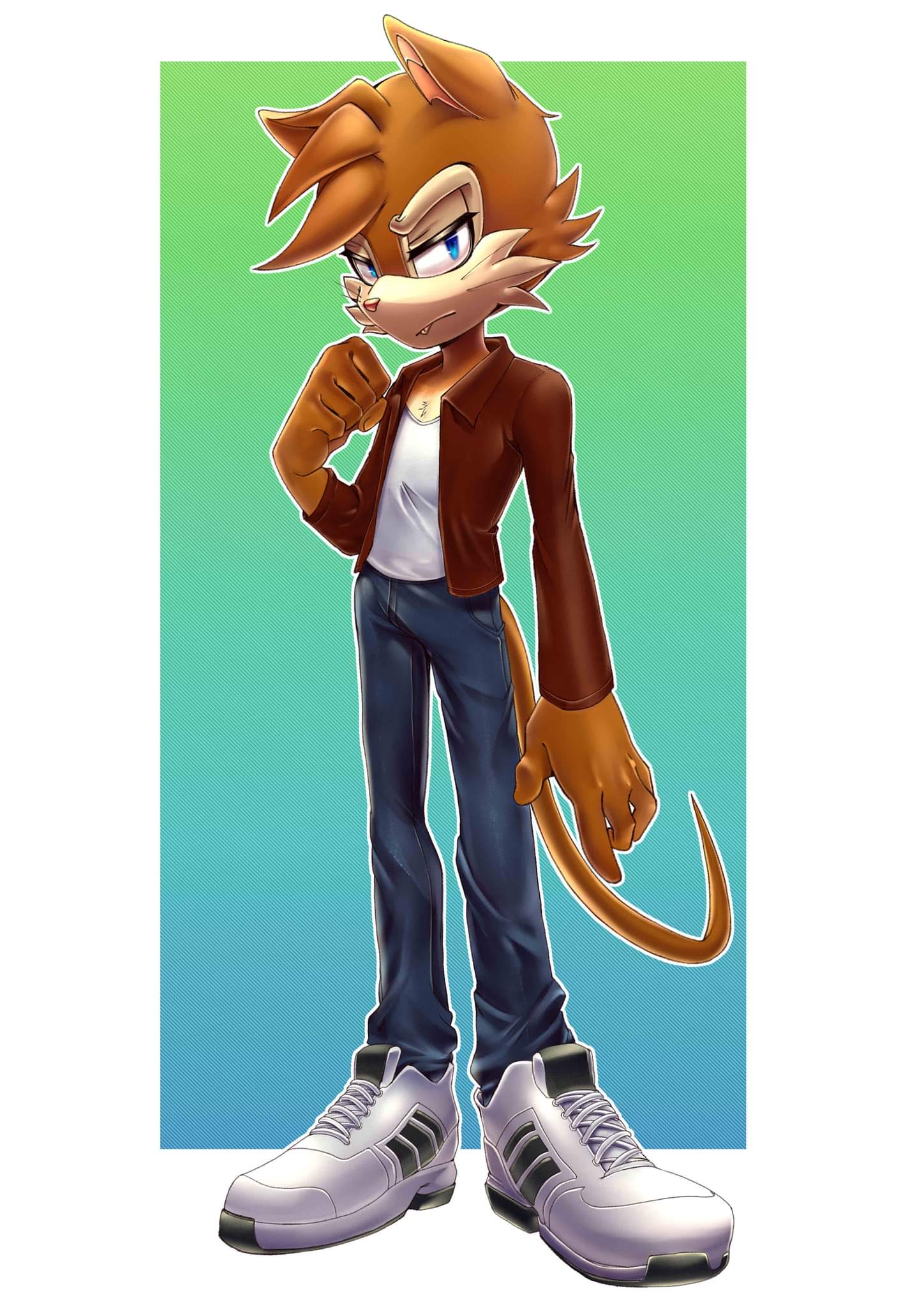 The Big Imageboard Tbib Anthro Blue Eyes Brown Body Brown Fur 5392