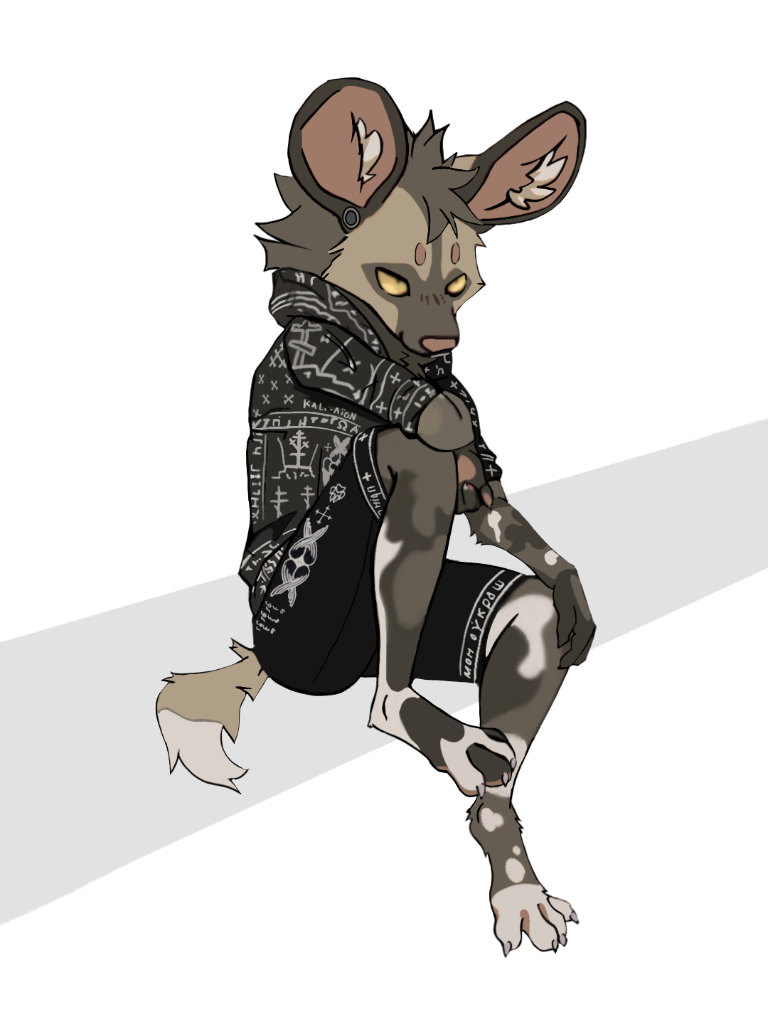 The Big ImageBoard (TBIB) - 3:4 african wild dog anthro canid canine christian symbol ...