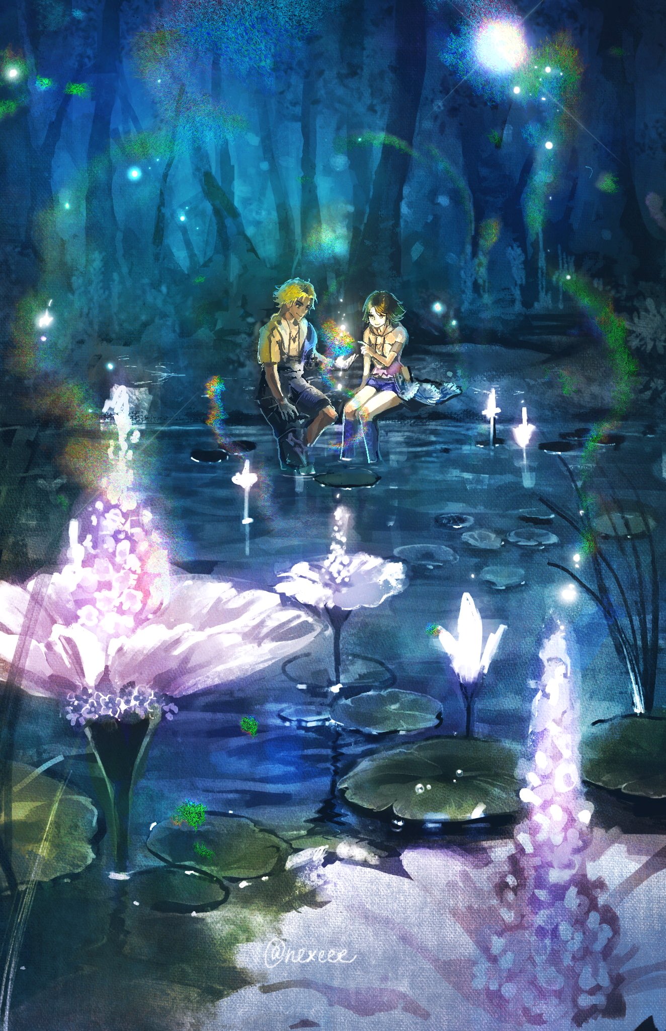 The Big ImageBoard (TBIB) - 1boy 1girl asymmetrical clothes blonde hair ...