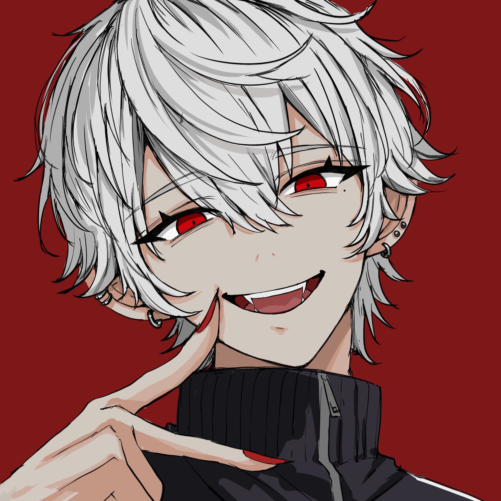 The Big ImageBoard (TBIB) - 1boy arm up black jacket commentary request ...