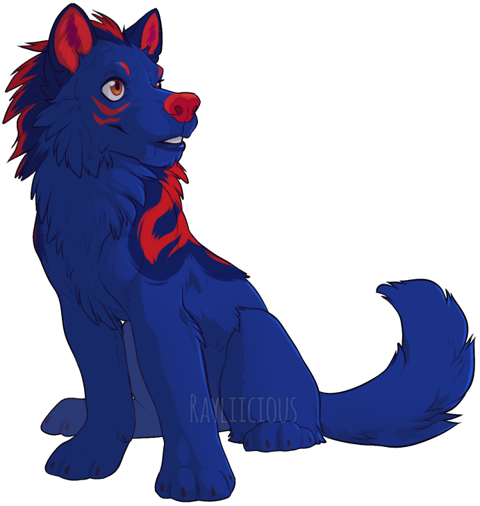 The Big ImageBoard (TBIB) - alpha channel ambiguous gender back markings blue body blue ears ...