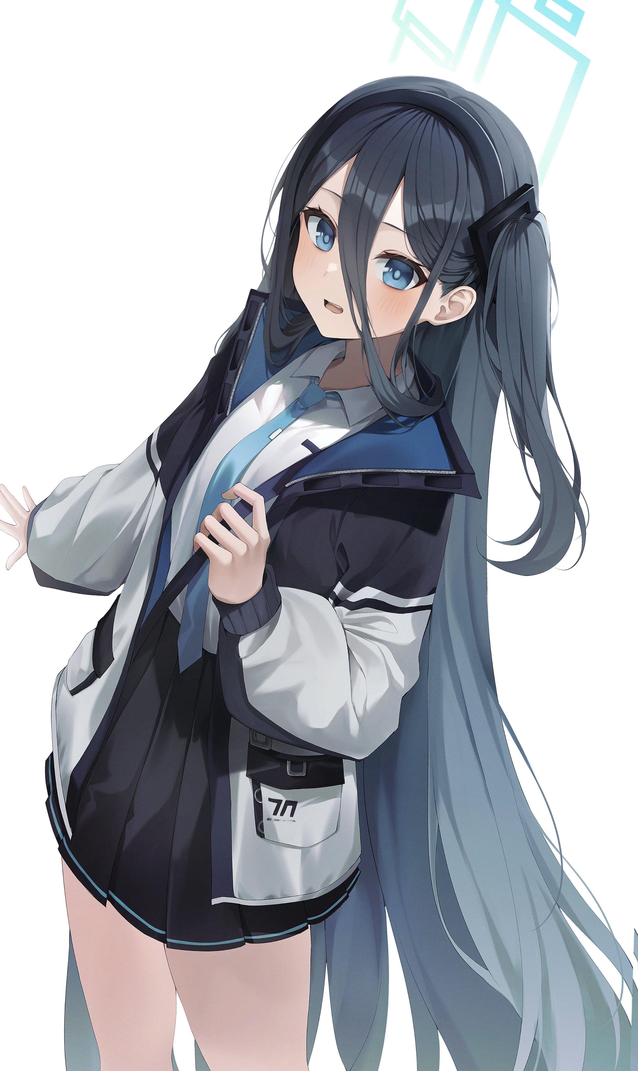 The Big ImageBoard (TBIB) - 1girl absurdly long hair absurdres arisu (blue archive) bangs black ...
