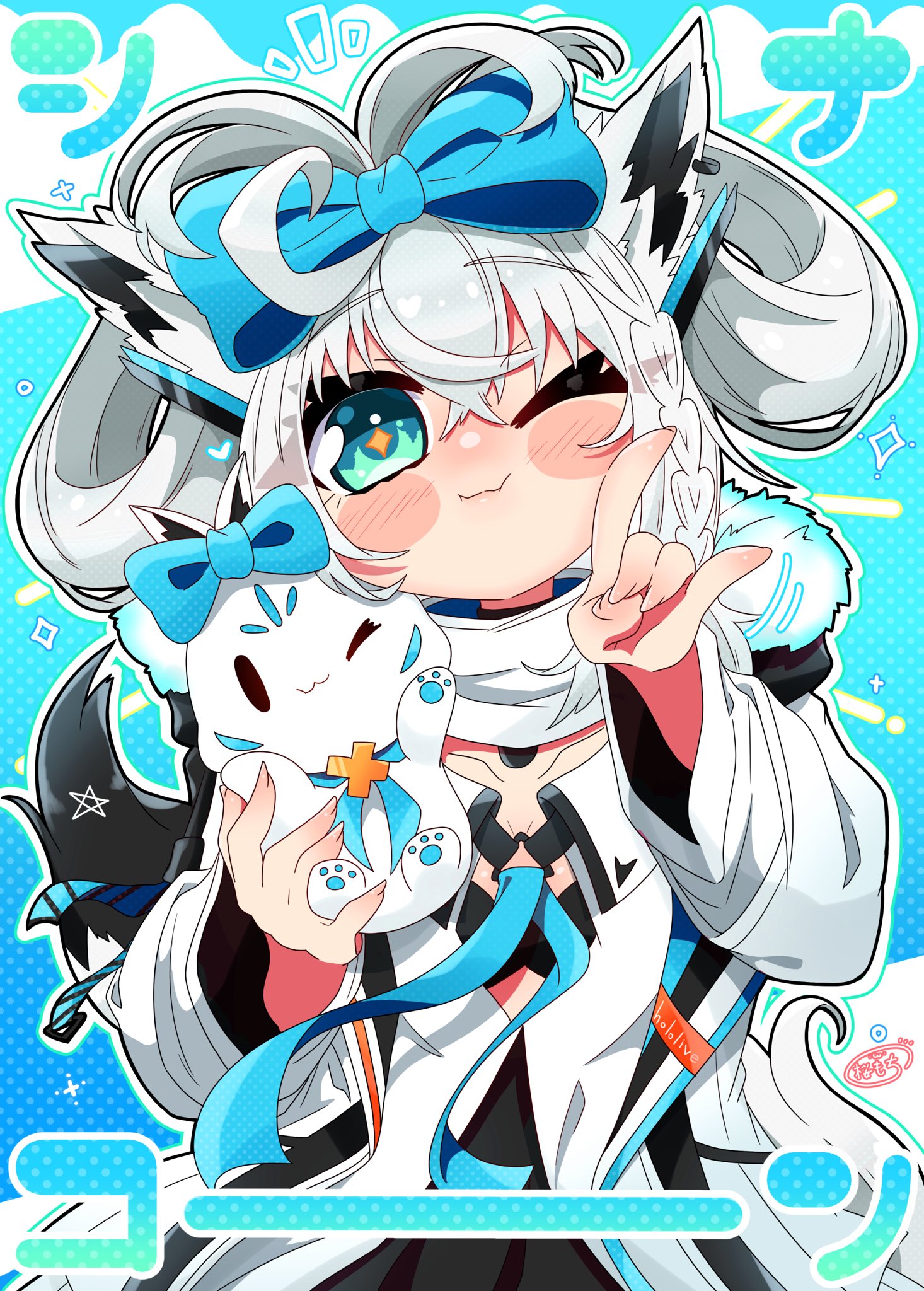 The Big ImageBoard (TBIB) - 1girl animal ear fluff animal ears black ...