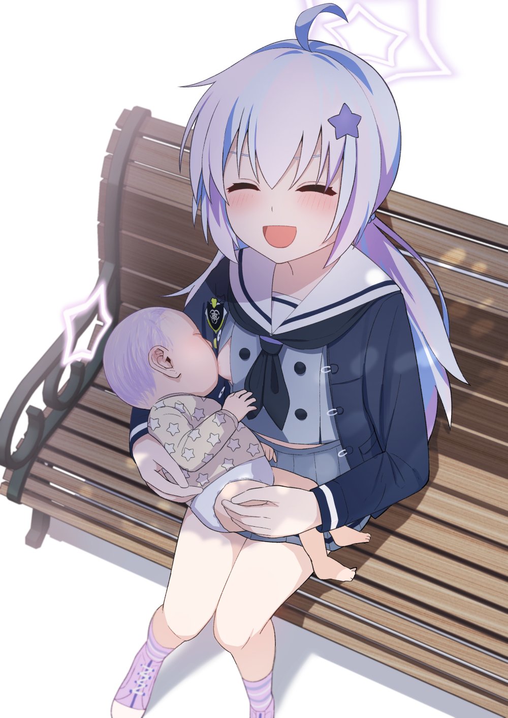 The Big ImageBoard (TBIB) - 2girls :d ^ ^ ahoge baby backlighting beads ...
