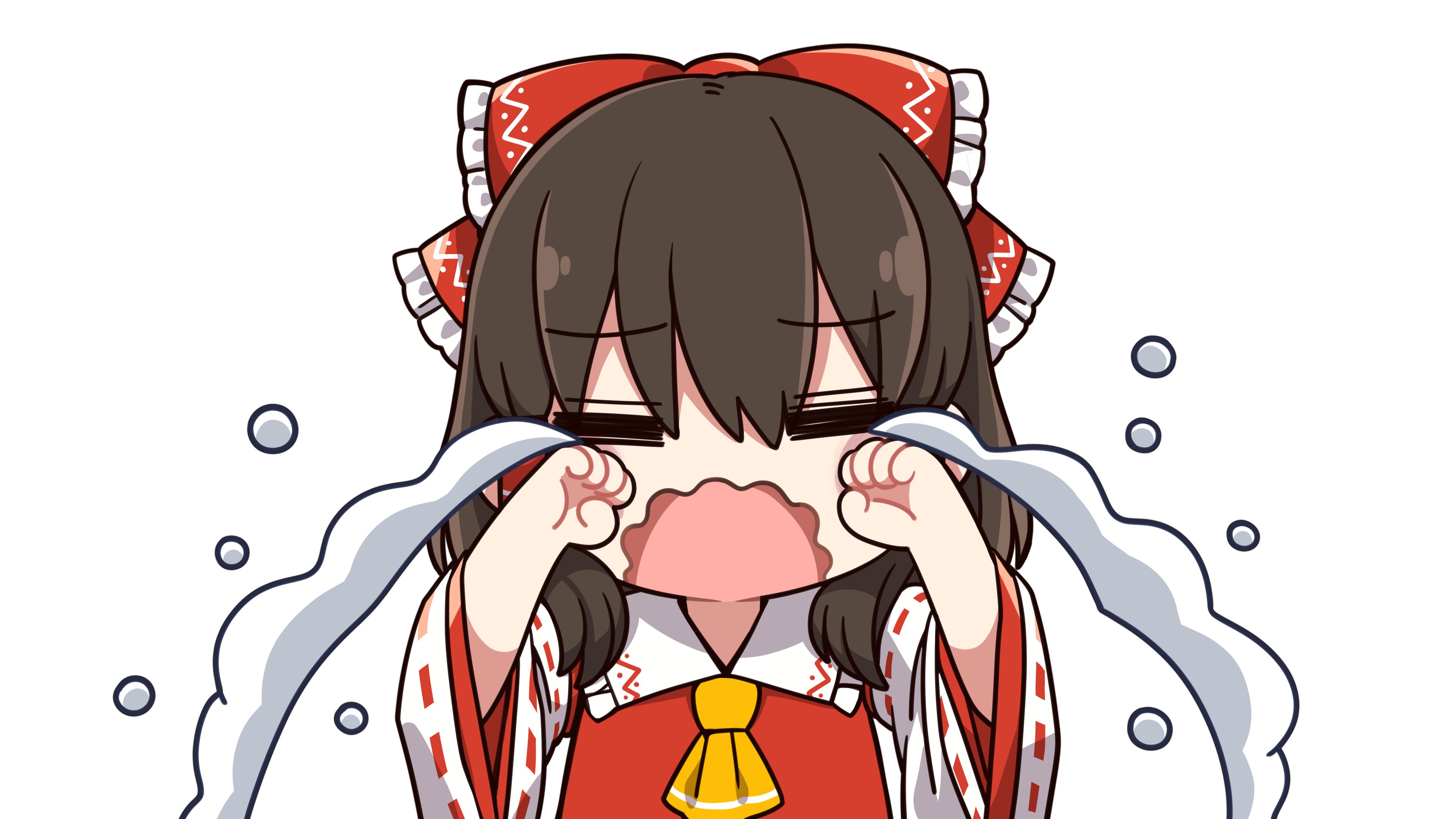 The Big ImageBoard (TBIB) - 1girl absurdres ascot bow brown hair chibi ...