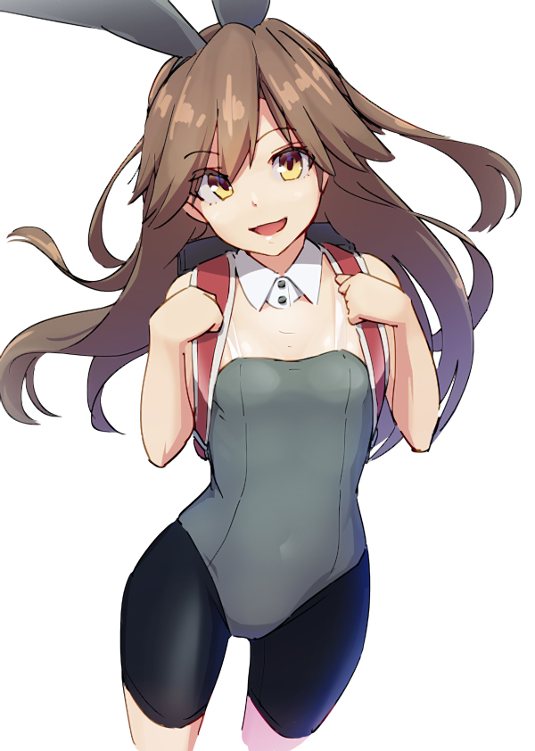 The Big ImageBoard (TBIB) - 1girl 4690 (tkpbsk) animal ears arashio (kancolle) backpack bag ...