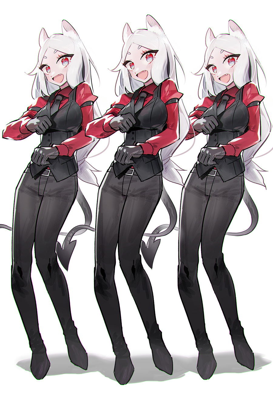 The Big ImageBoard (TBIB) - 3girls animal ear fluff animal ears belt ...