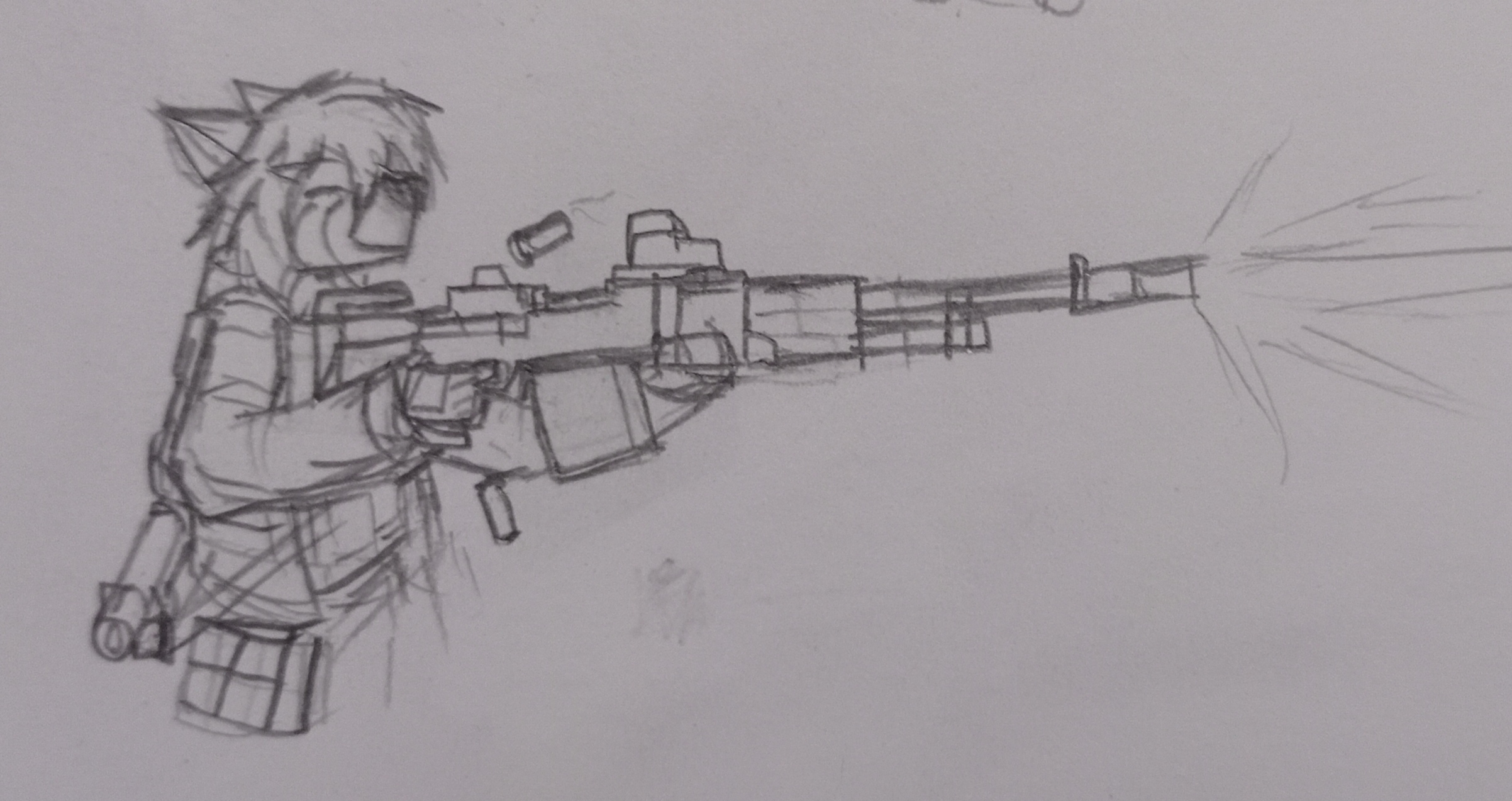 The Big ImageBoard (TBIB) - anthro chibi female gun hi res mk14 mod0 ...
