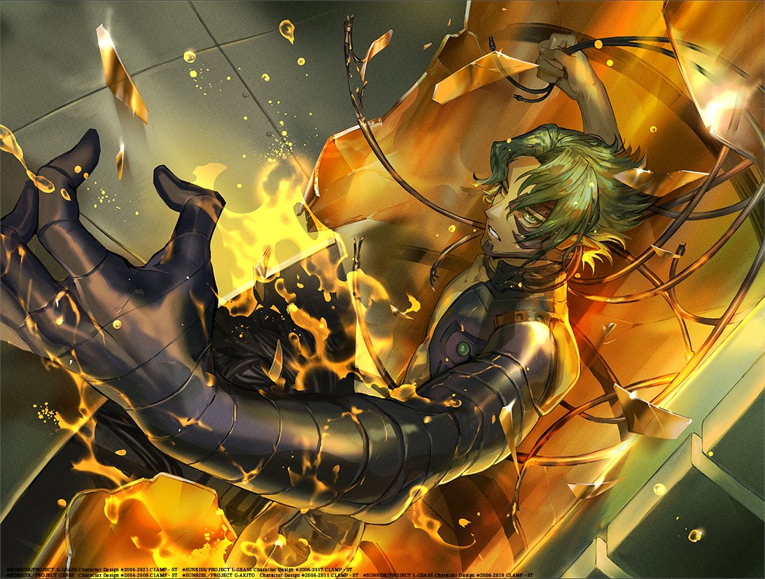 The Big ImageBoard (TBIB) - 1boy bangs broken glass cable code geass ...