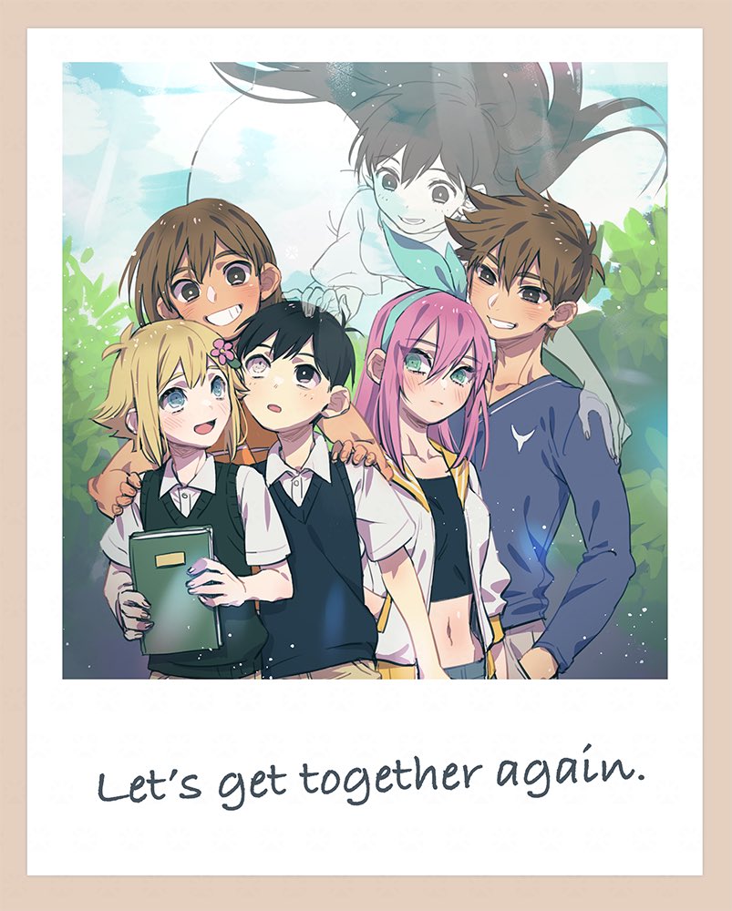 The Big ImageBoard (TBIB) - 2girls 4boys aubrey (faraway) (omori) aubrey (omori) basil (faraway ...