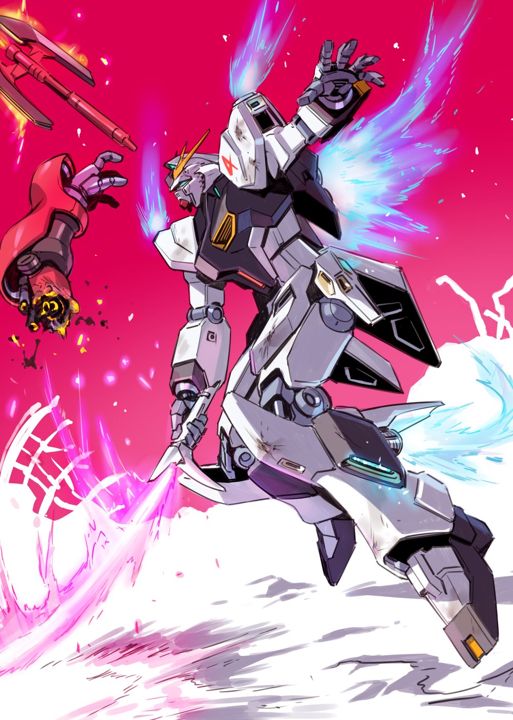 The Big ImageBoard (TBIB) - beam saber char's counterattack flying from ...