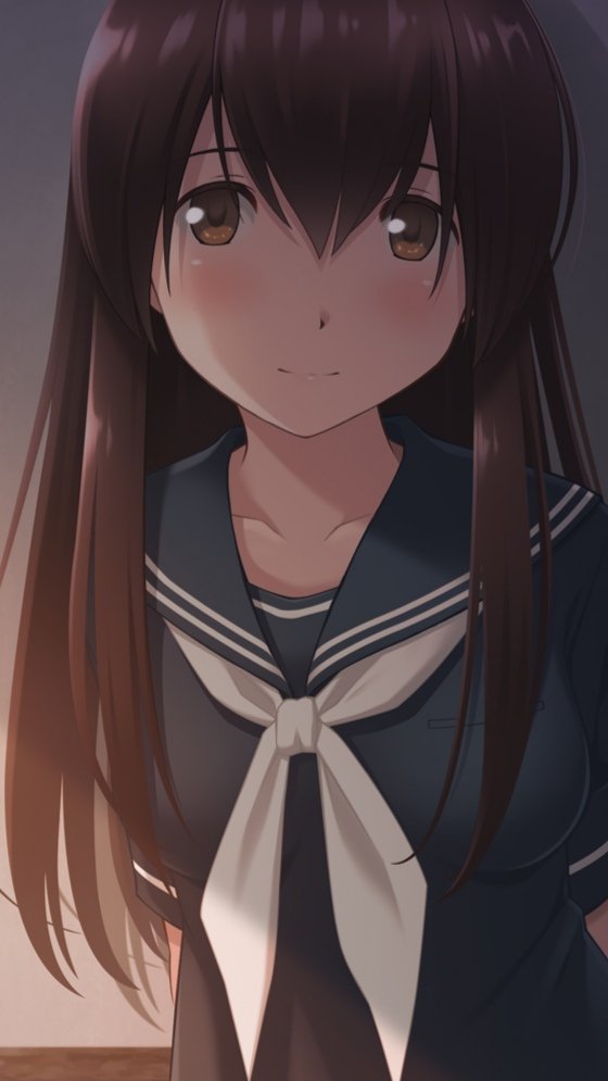 The Big ImageBoard (TBIB) - 1girl akagi (kancolle) alternate costume azuki-iro black sailor ...