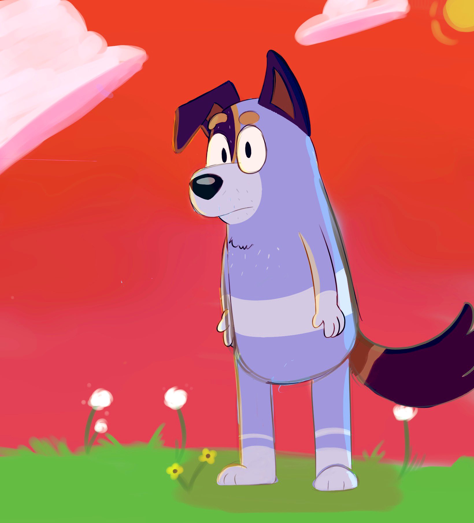 The Big ImageBoard (TBIB) - 2023 anthro australian cattle dog beargarbage black eyes black nose ...