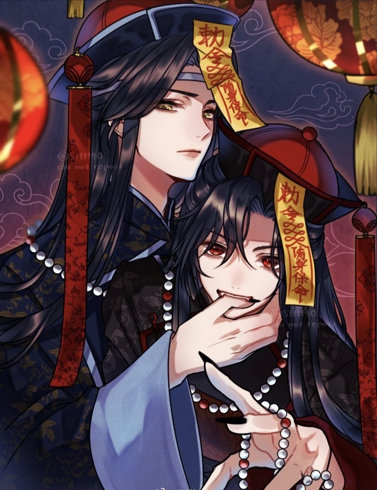 The Big ImageBoard (TBIB) - 2boys bead necklace beads black hair ...