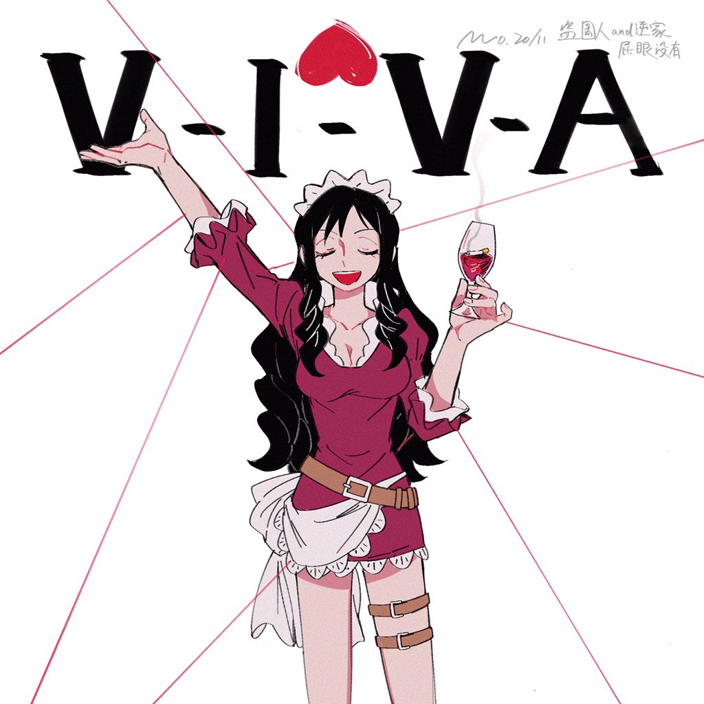 The Big ImageBoard (TBIB) - 1girl apron arm up baby 5 black hair breasts cigarette cleavage ...