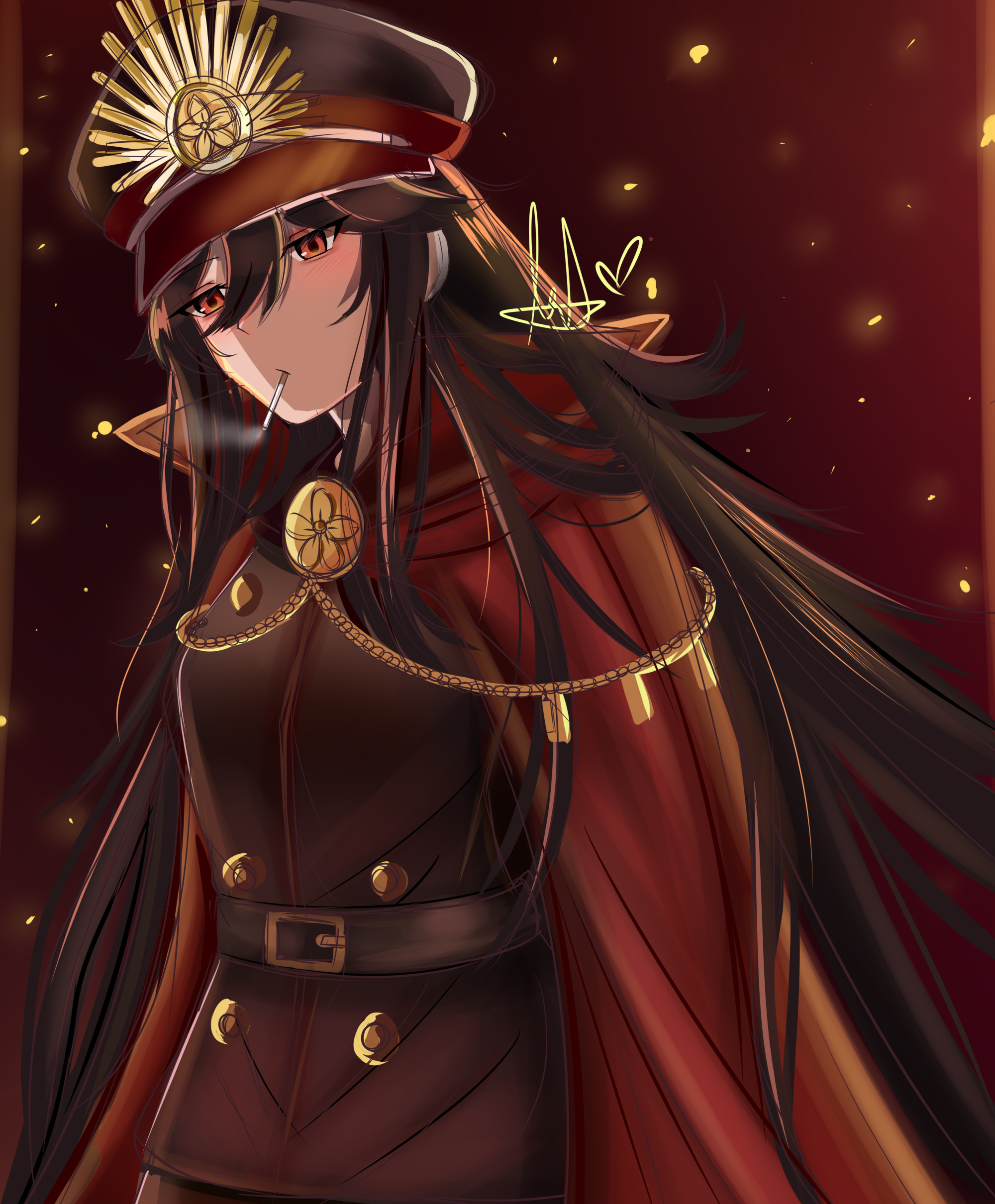 The Big ImageBoard (TBIB) - 1girl absurdres akury bangs cigarette fate ...